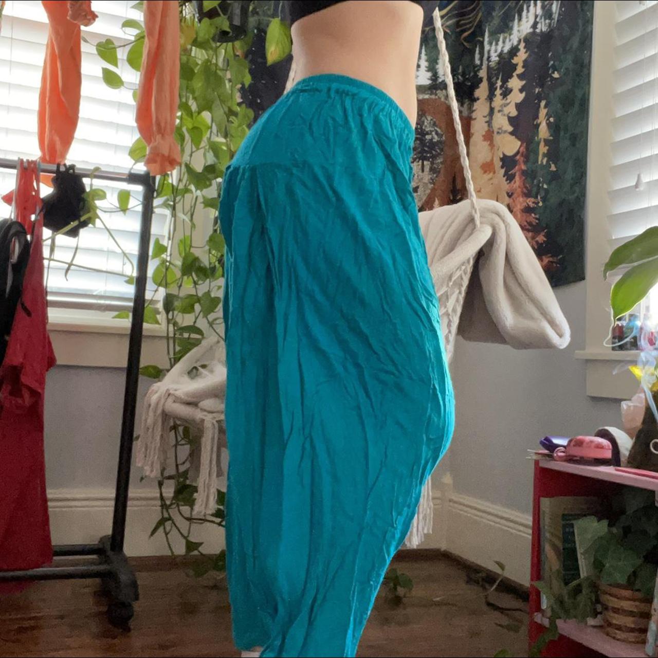 FLOWY PANTS This color is so pretty! So comfy too.... - Depop