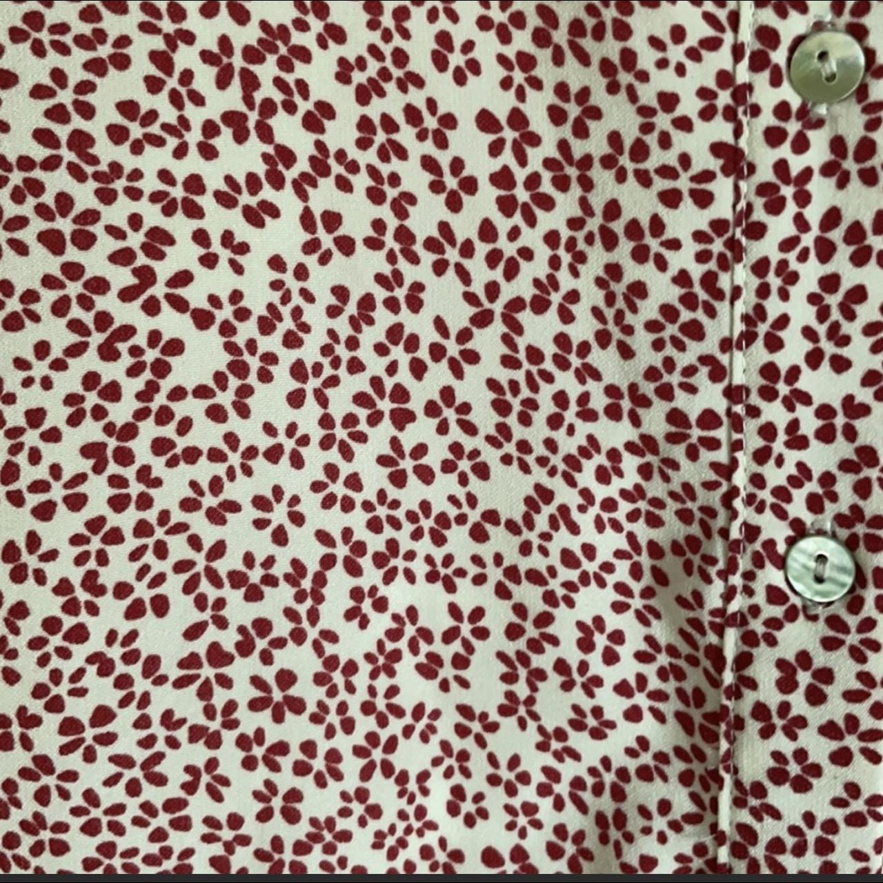 Women's Red and White Dress | Depop