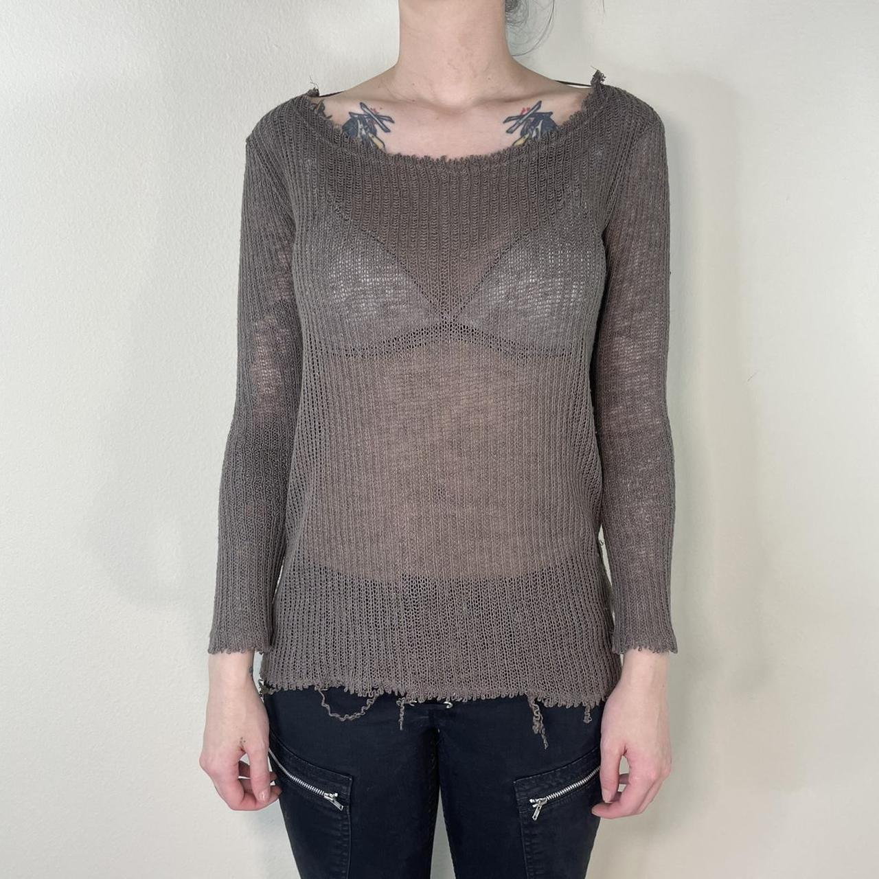 Ecote Women's Khaki Jumper | Depop