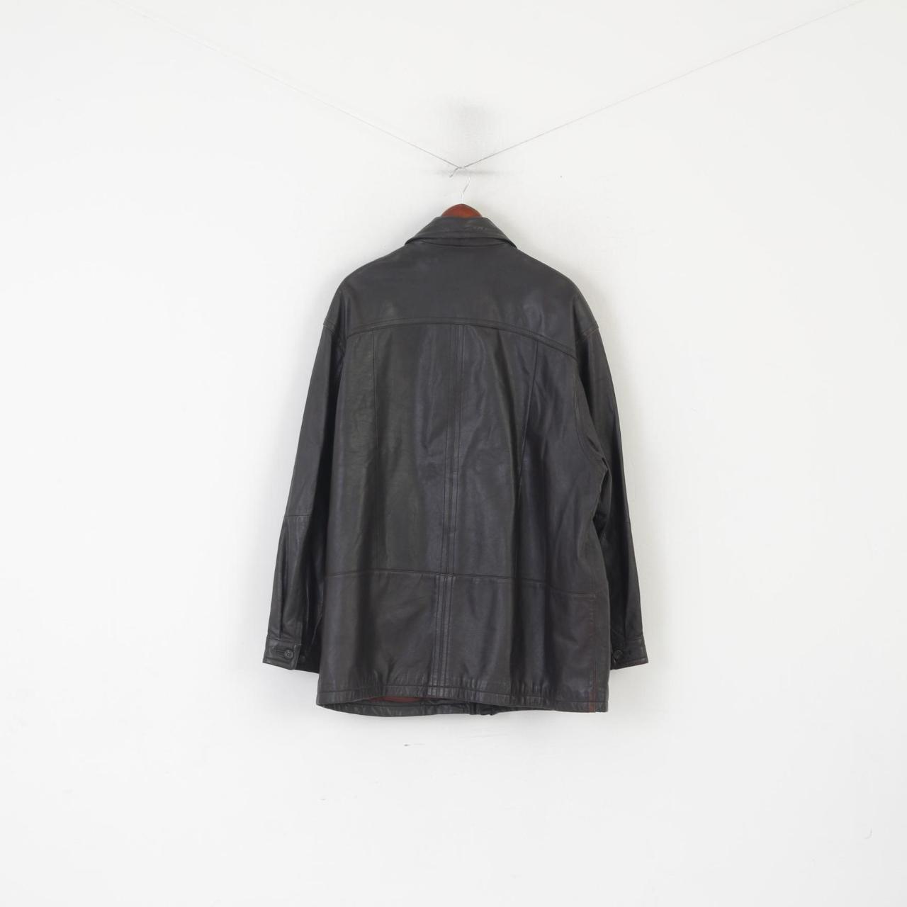 For Sale L. Lambertazzi Men 56 XXL Jacket Dark Brown... - Depop