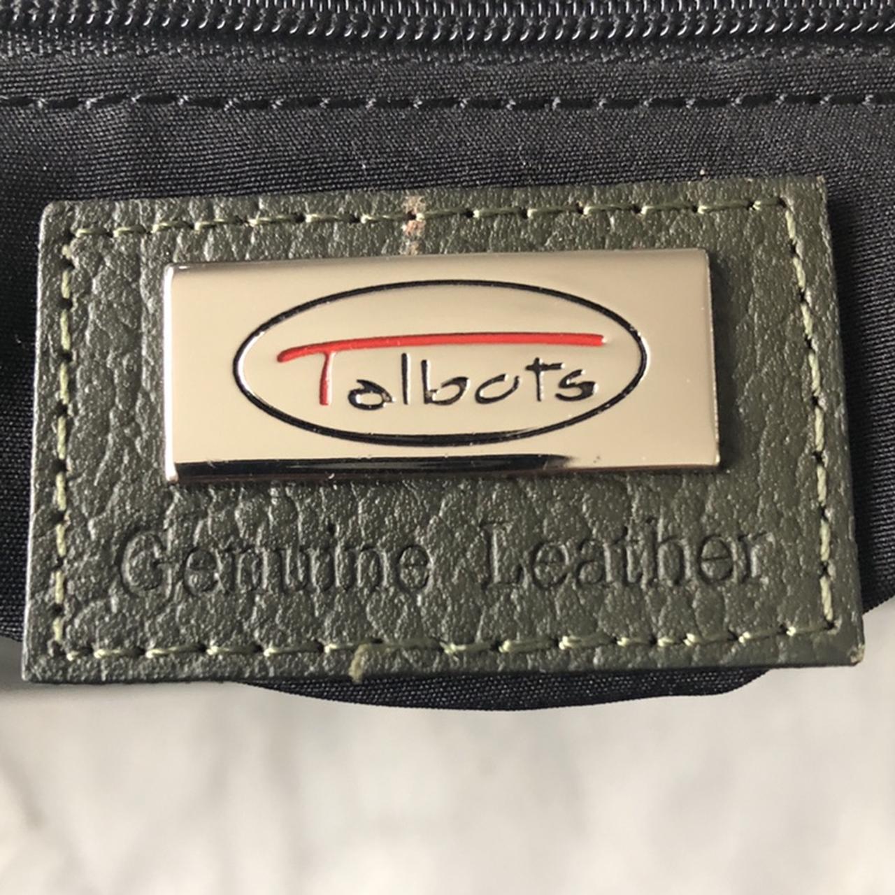 Vintage Talbots shoulder bag. Very dark olive... - Depop