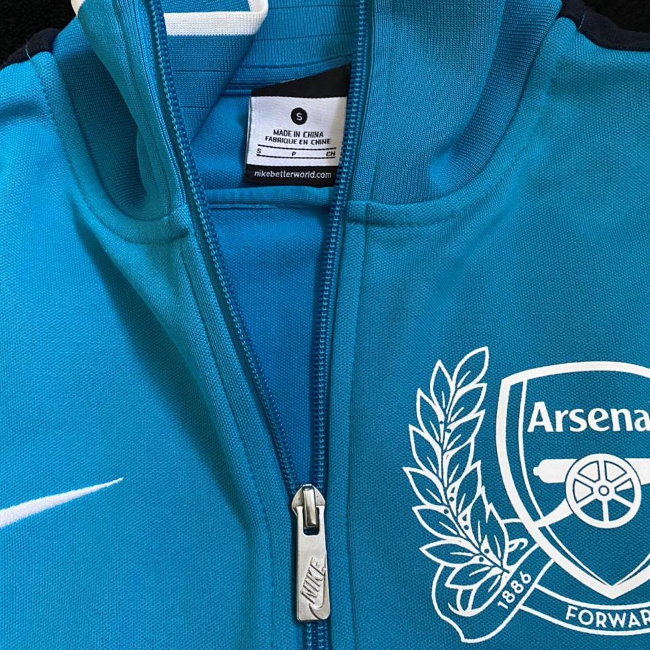 NIKE ARSENAL TRACK JACKET FROM THE 125TH ANNIVERSARY... - Depop