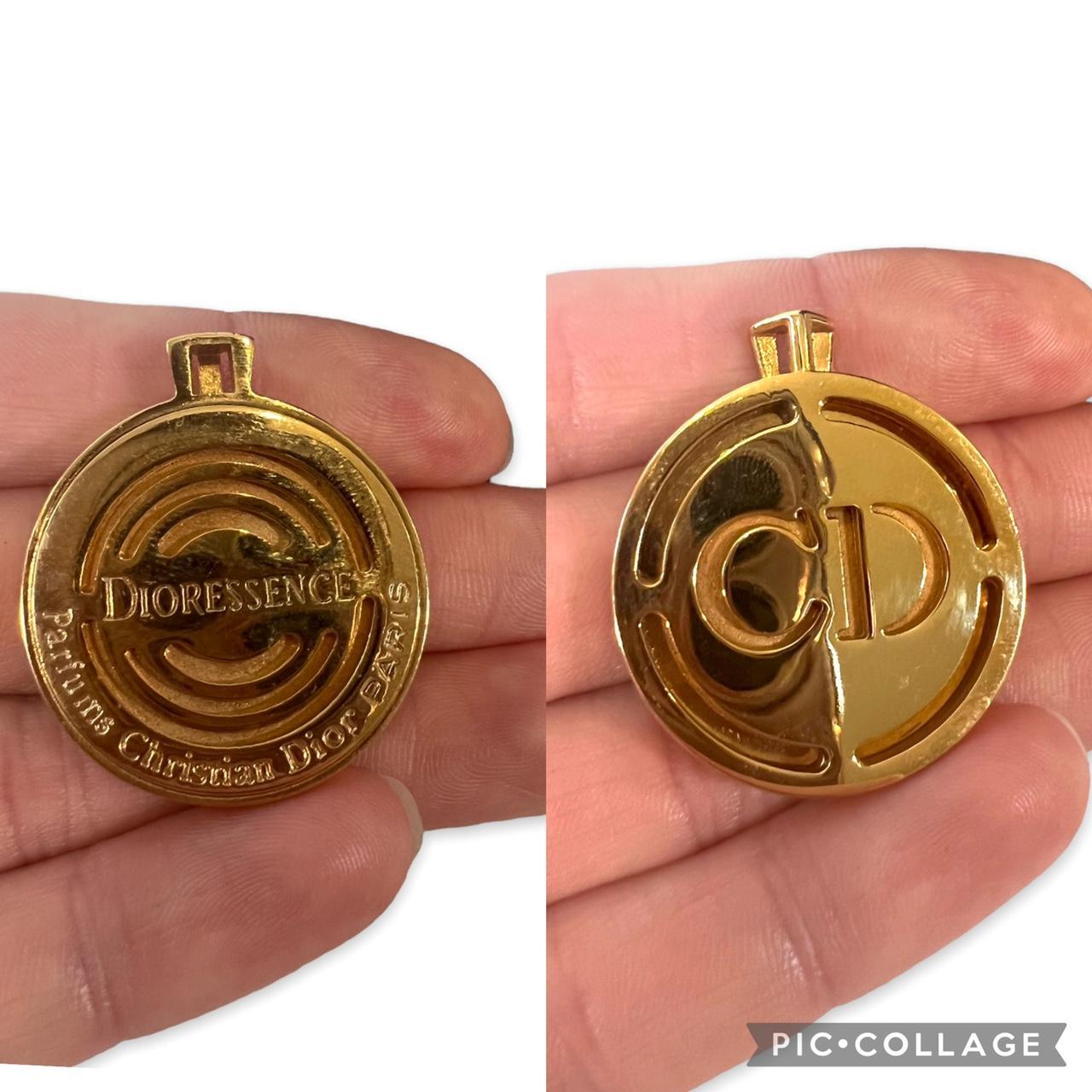 Dior necklace Christian Dior dioressence pendent in... - Depop