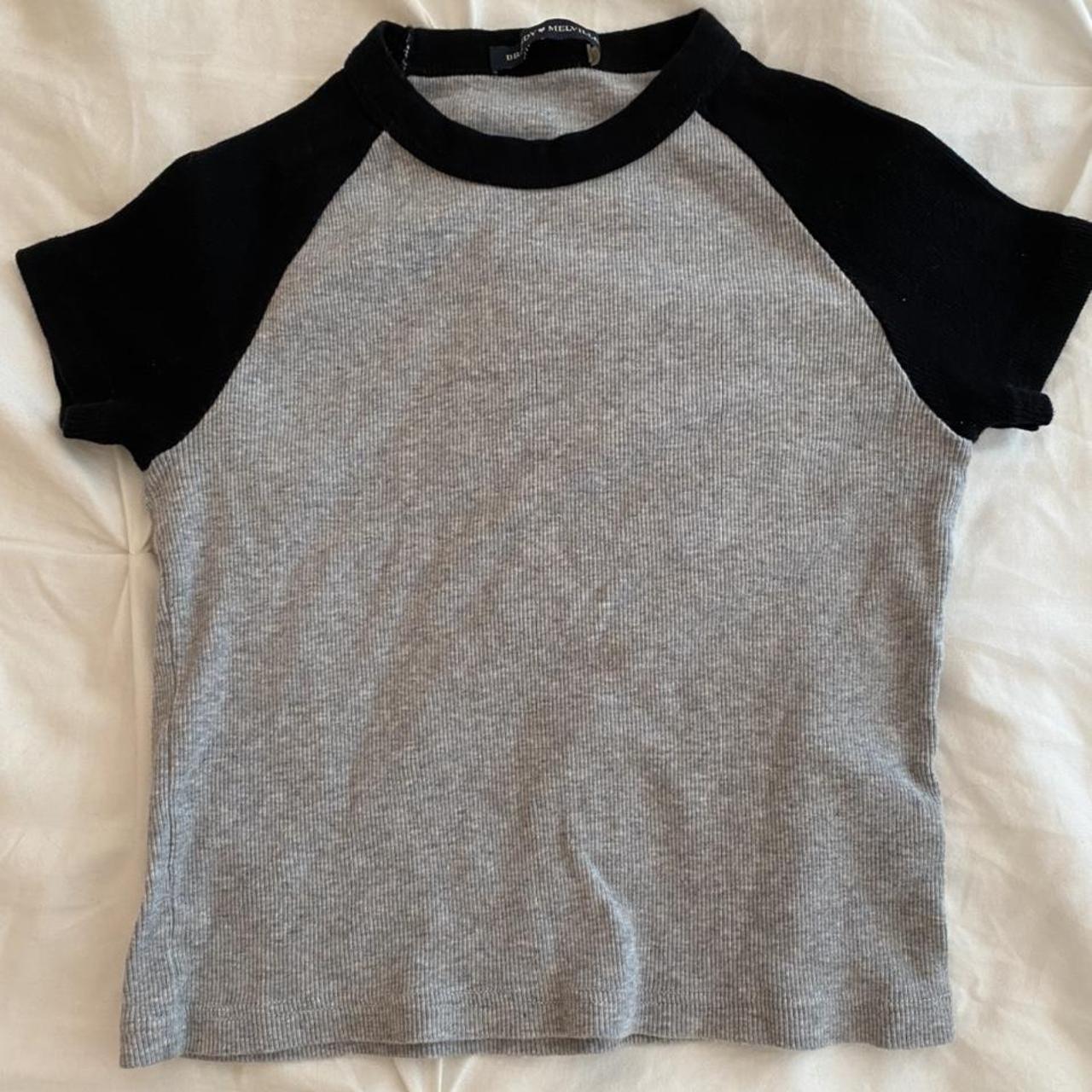 Brandy Melville baseball cropped tee. Great... - Depop