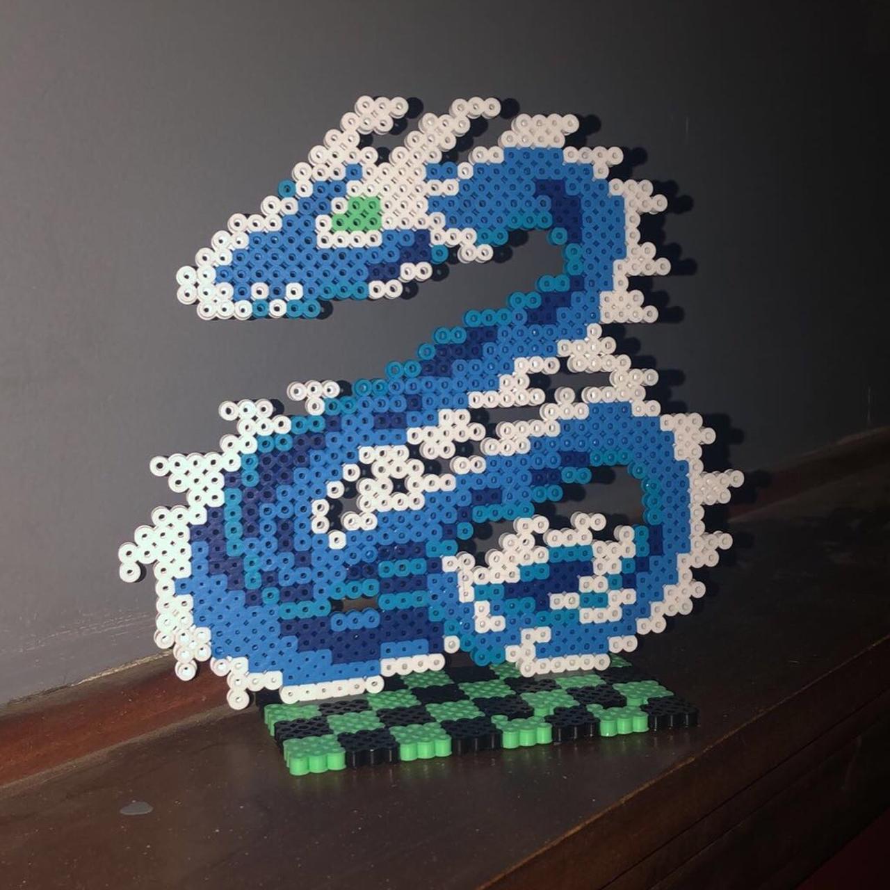 Demon Slayer Tanjirou Kamado perler beads. Open to... - Depop