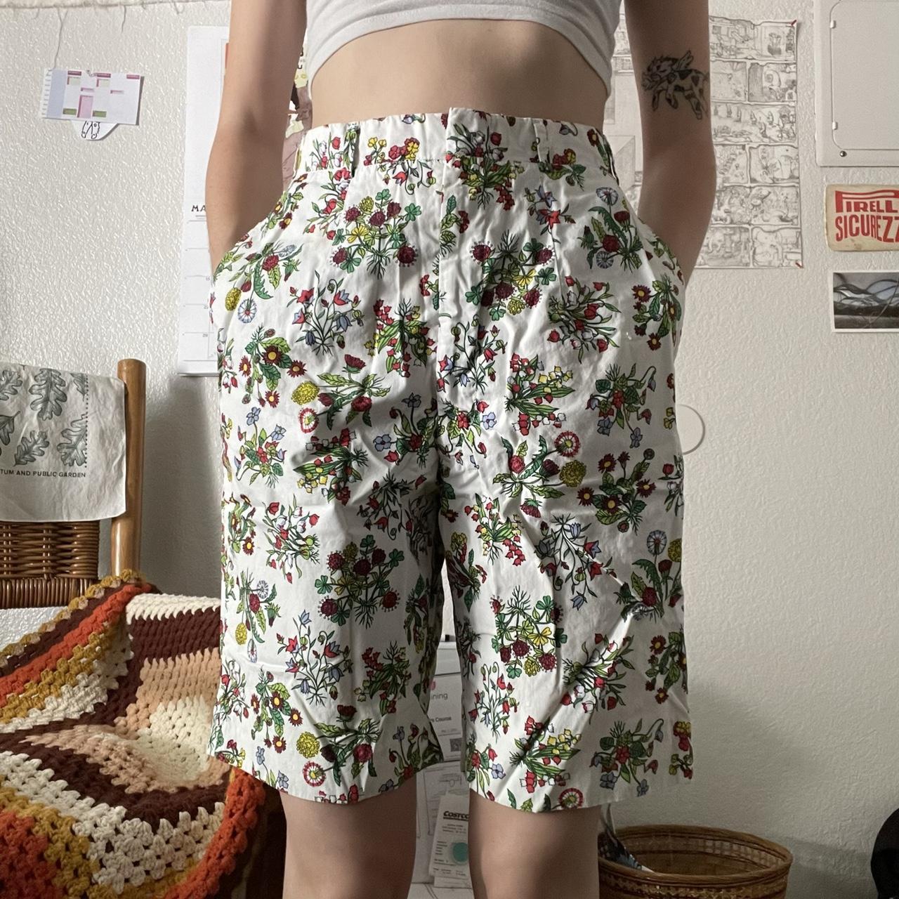 Imported Swiss Fabric Plant Shorts! 🌱likely... - Depop