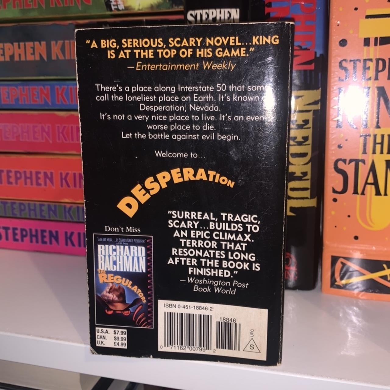 Stephen King Desperation US Signet Paperback... - Depop