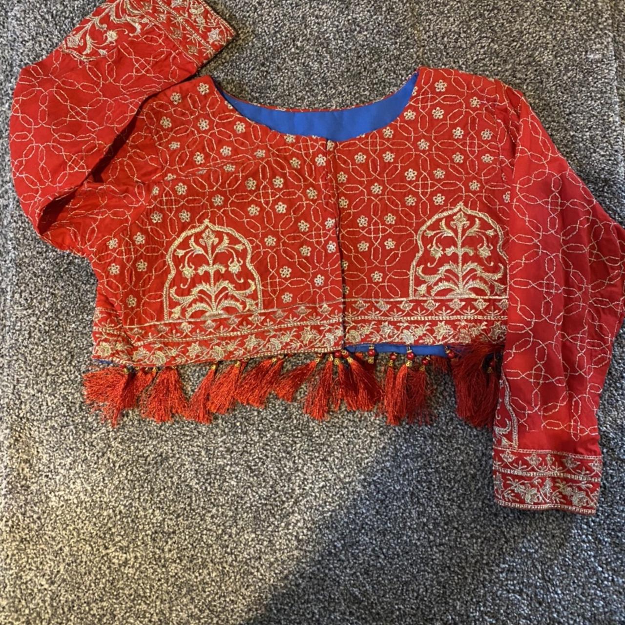 Stunning handmade tassel crop jacket Fits size... - Depop