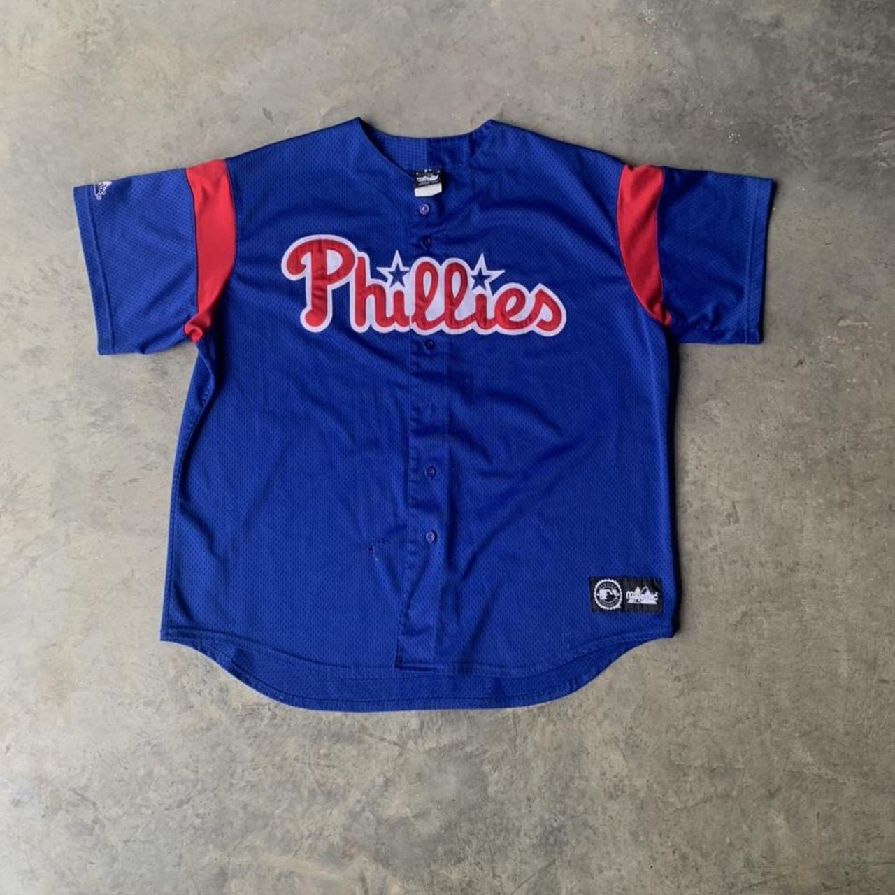 vintage philadelphia phillies jersey all... - Depop