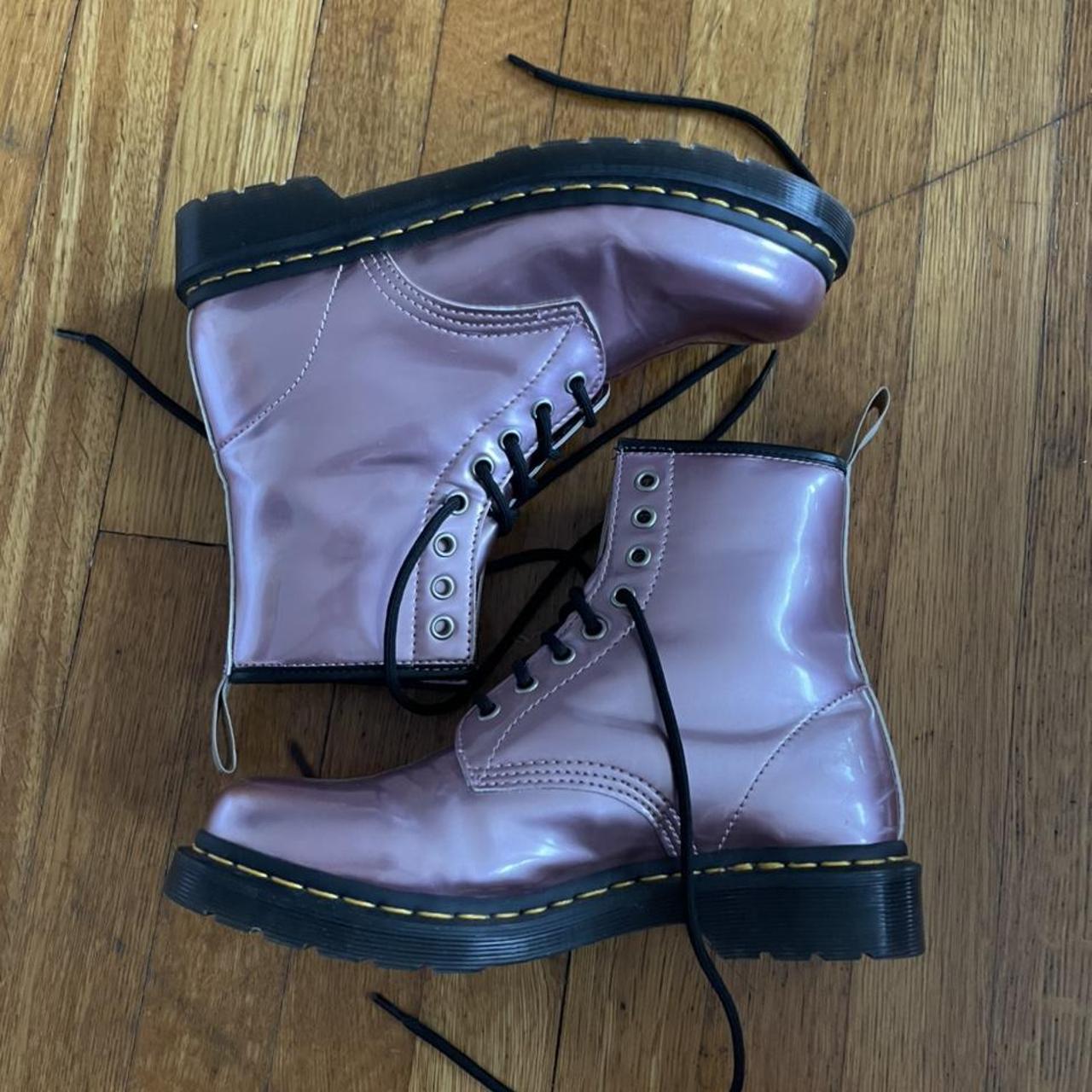 Metallic pink docs🥹🥹 These are SO fun I just haven’t... - Depop