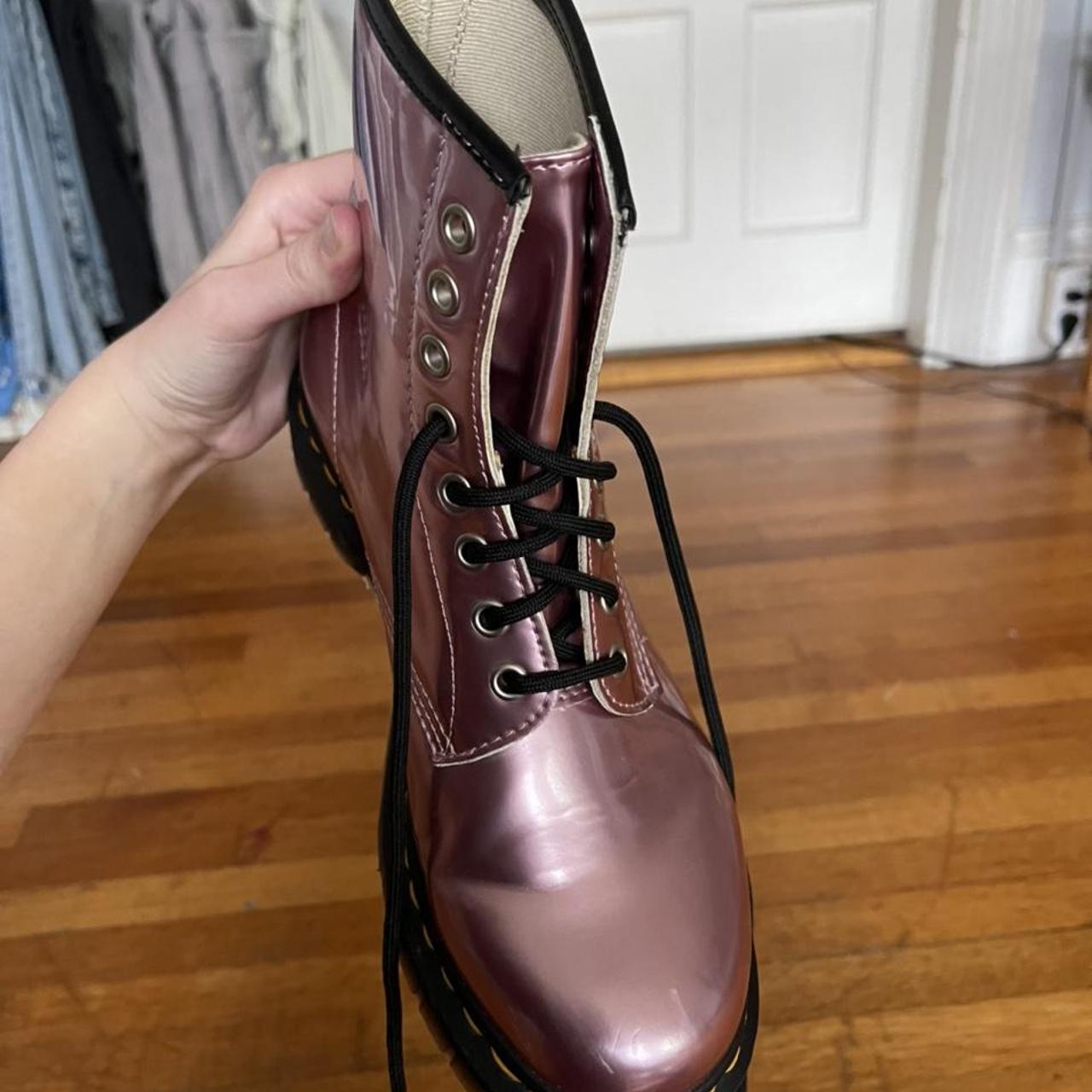 Metallic pink docs🥹🥹 These are SO fun I just haven’t... - Depop