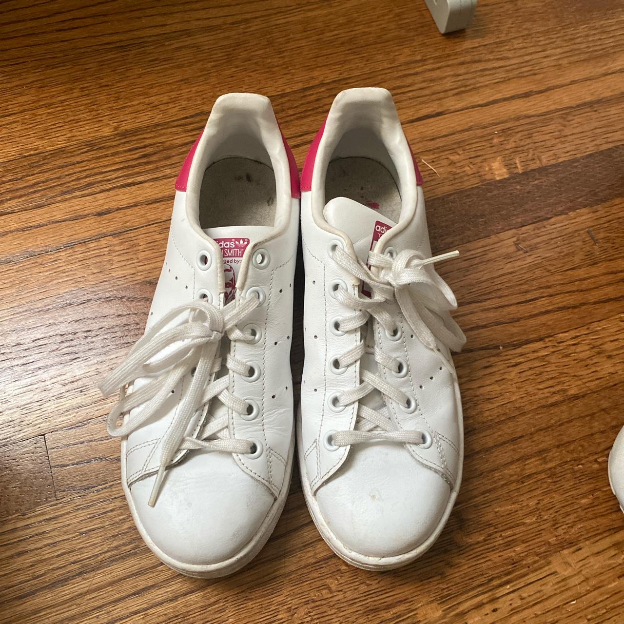 pink stan smiths men’s 5 women’s 7 - Depop