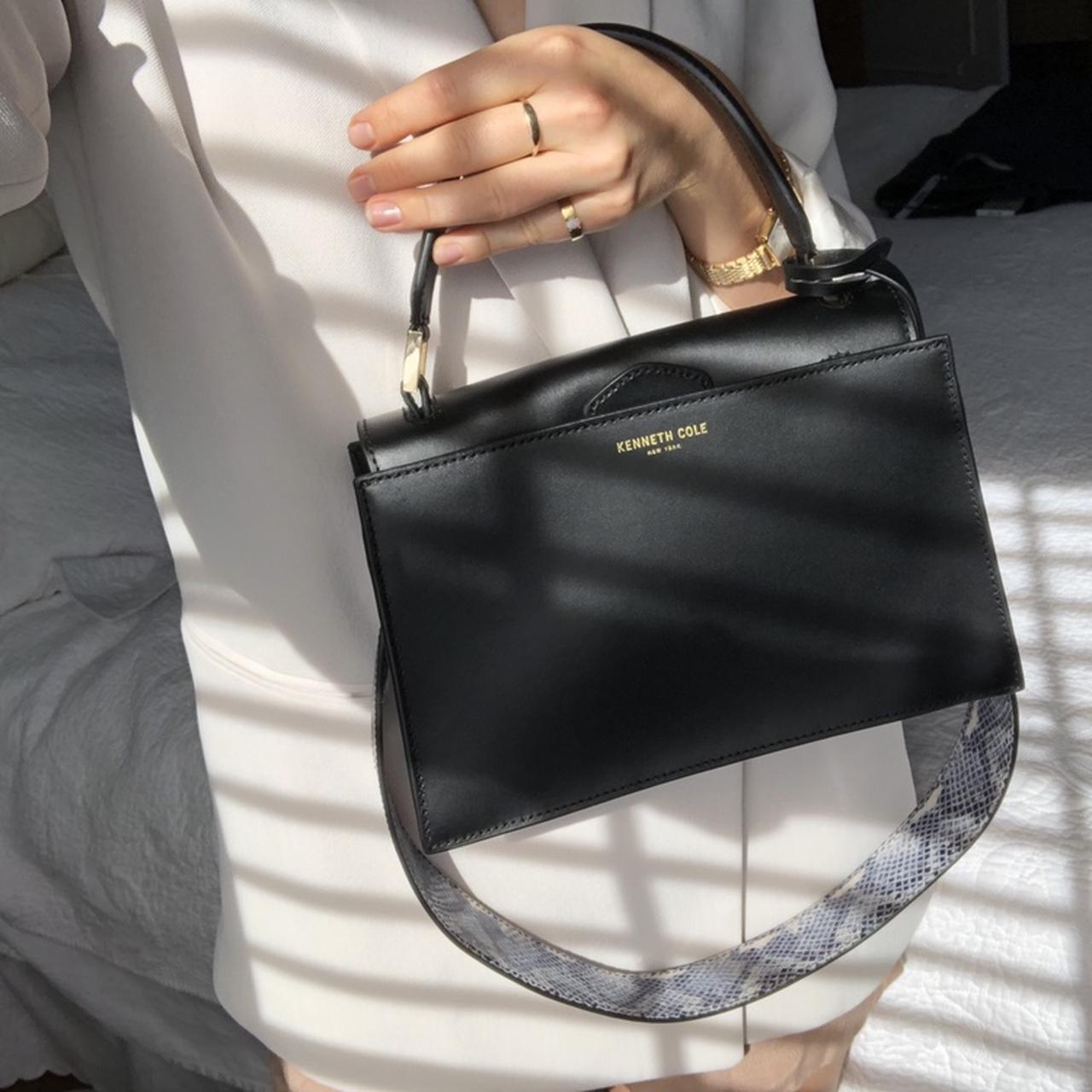 Gorgeous Kenneth Cole leather bag. Purchased in NYC.... - Depop