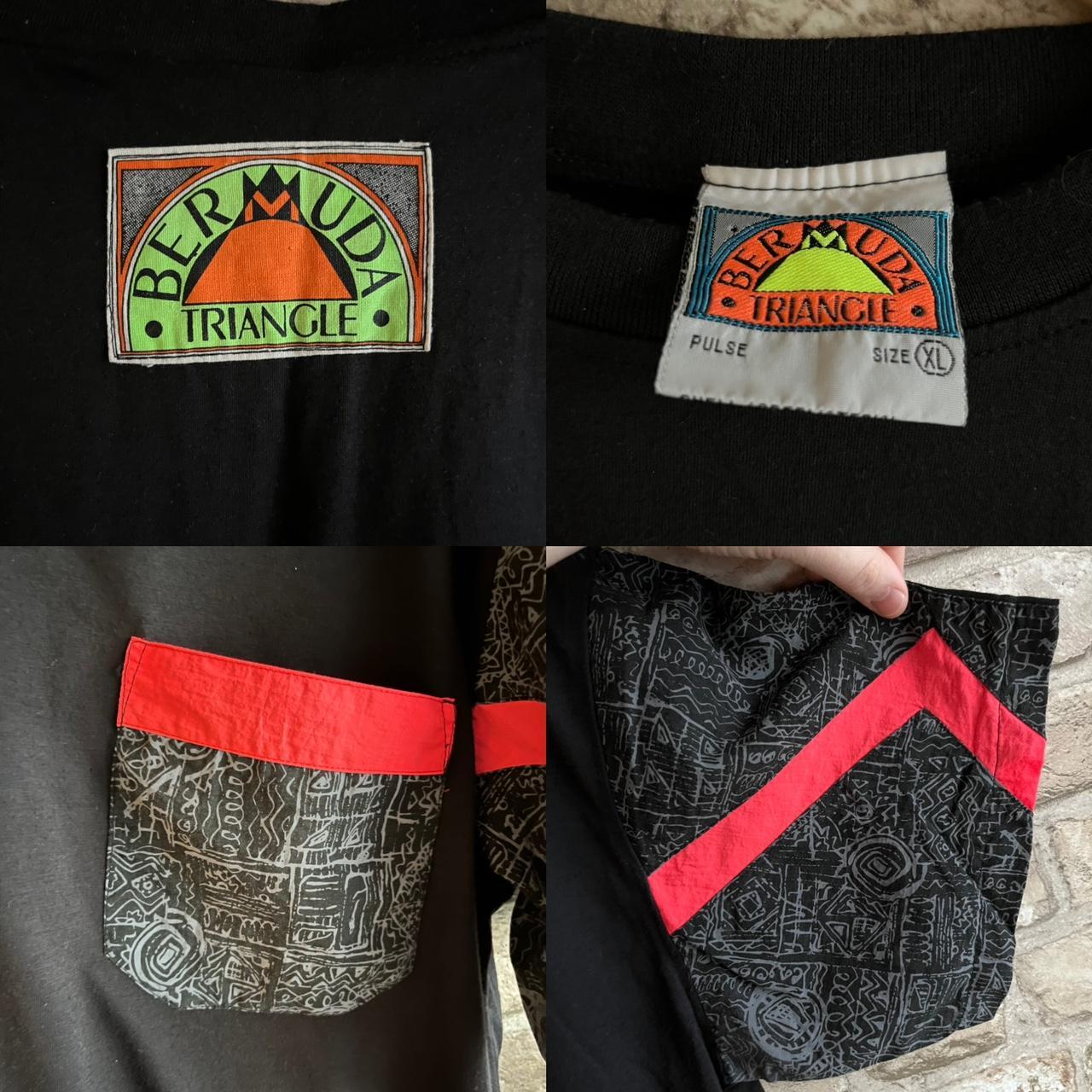 90’s vintage Bermuda Triangle shell suit style... - Depop