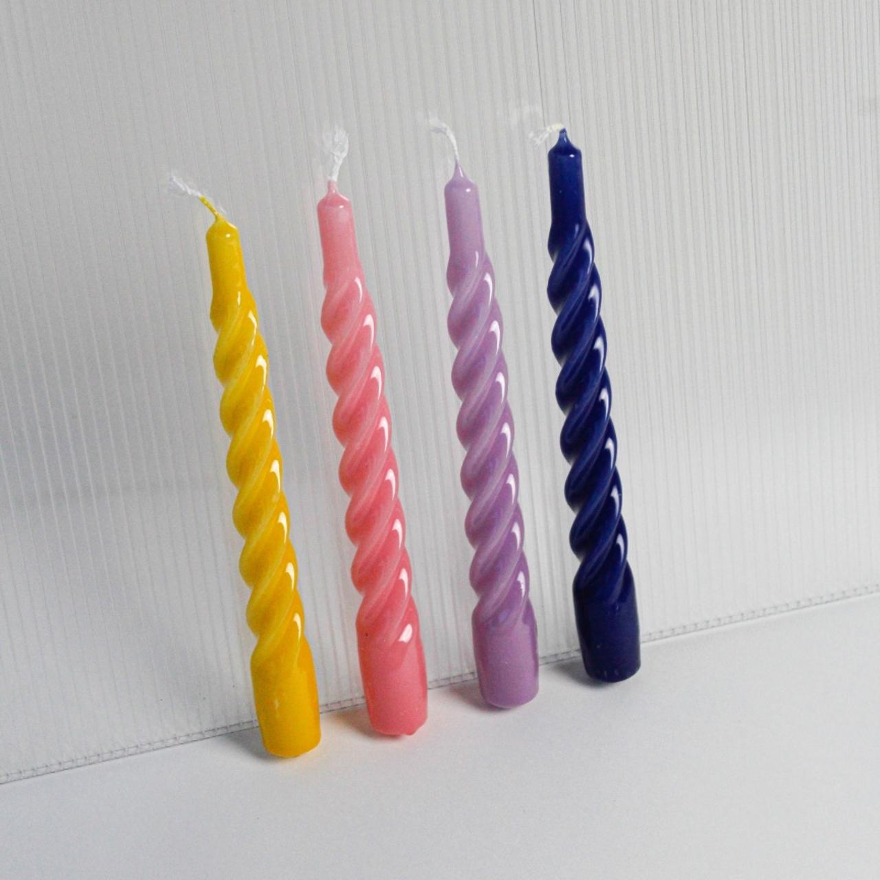 Italian Swirl Candles 💜 from my #zerowaste webshop... - Depop