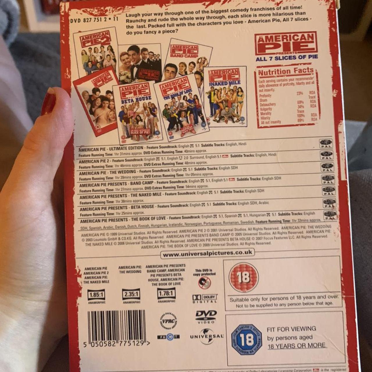 American pie dvd box set all 7 films. - Depop