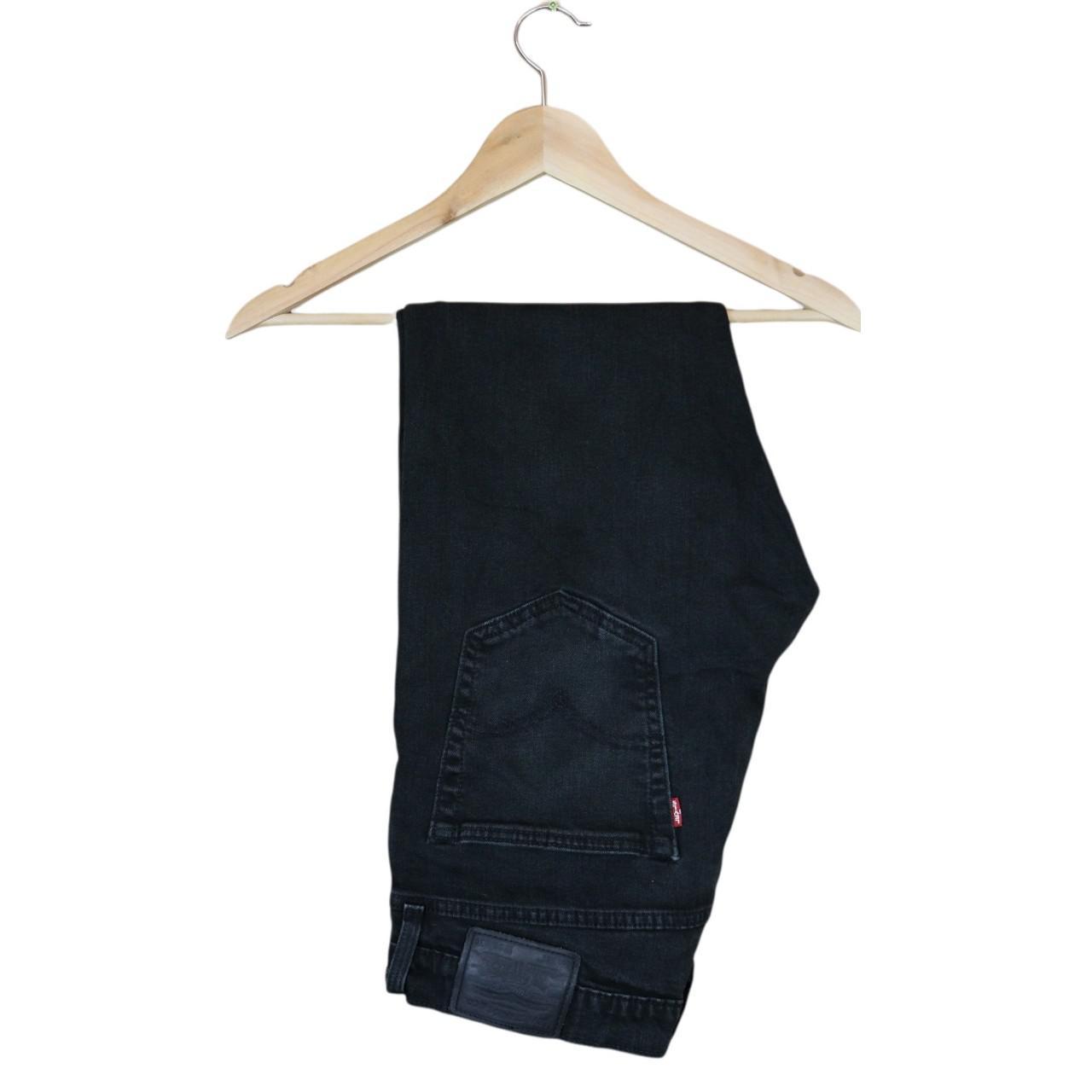 MENS DENIM LEVI'S 502 JEANS - (W33 L30) Black denim... - Depop