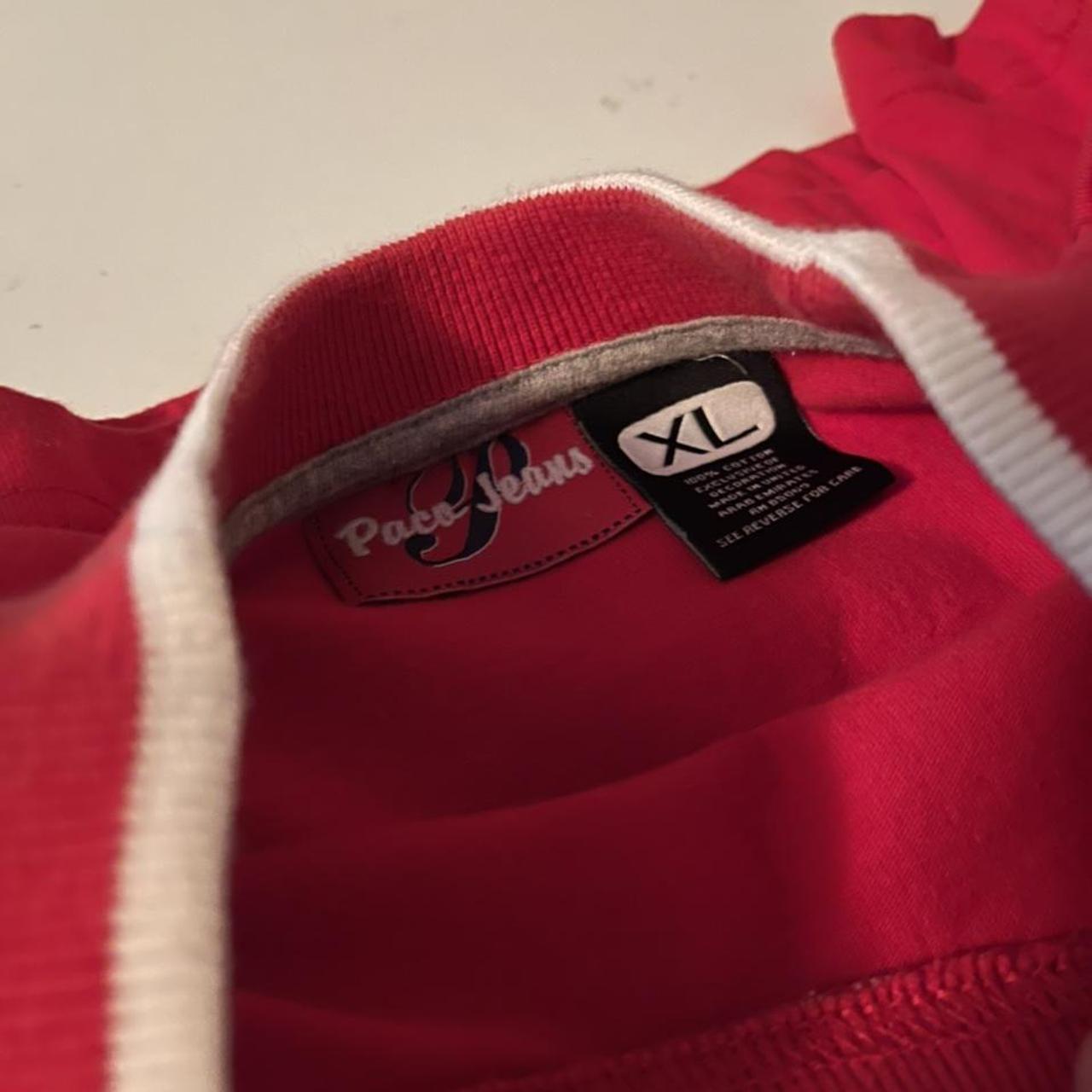 Paco Men's Red and Black T-shirt | Depop