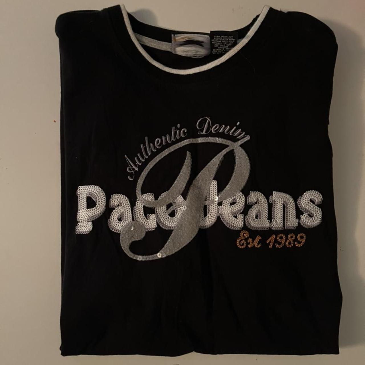 Paco Men's Black and White T-shirt | Depop