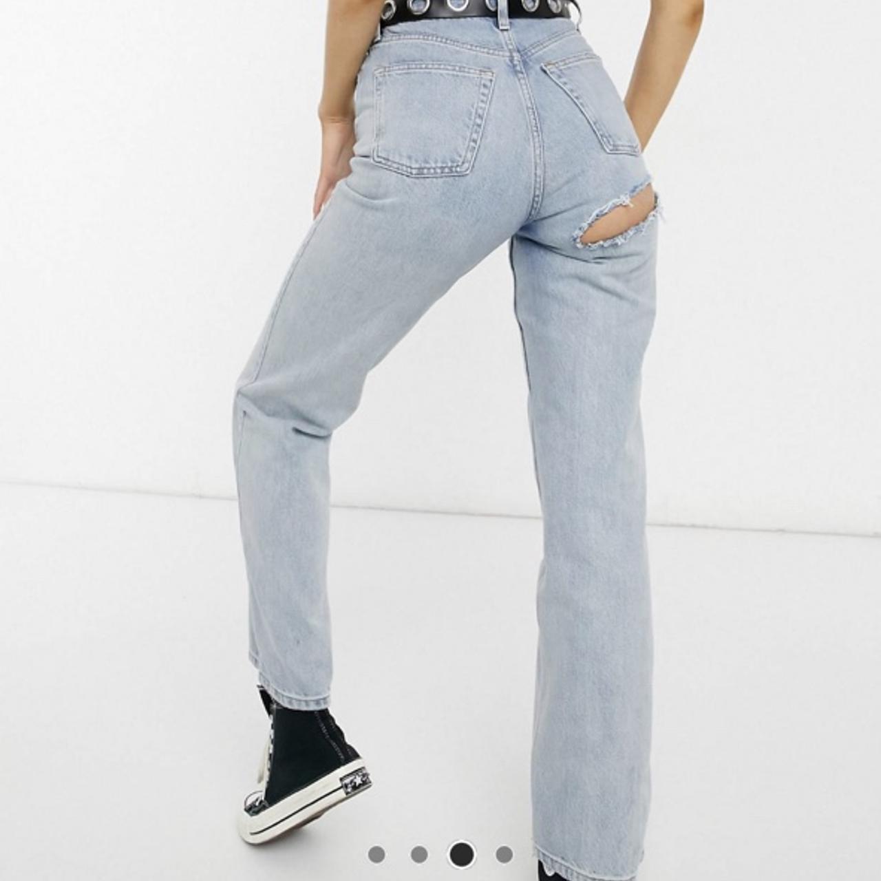 ASOS topshop blue denim jeans W26 L32 Perfect... - Depop