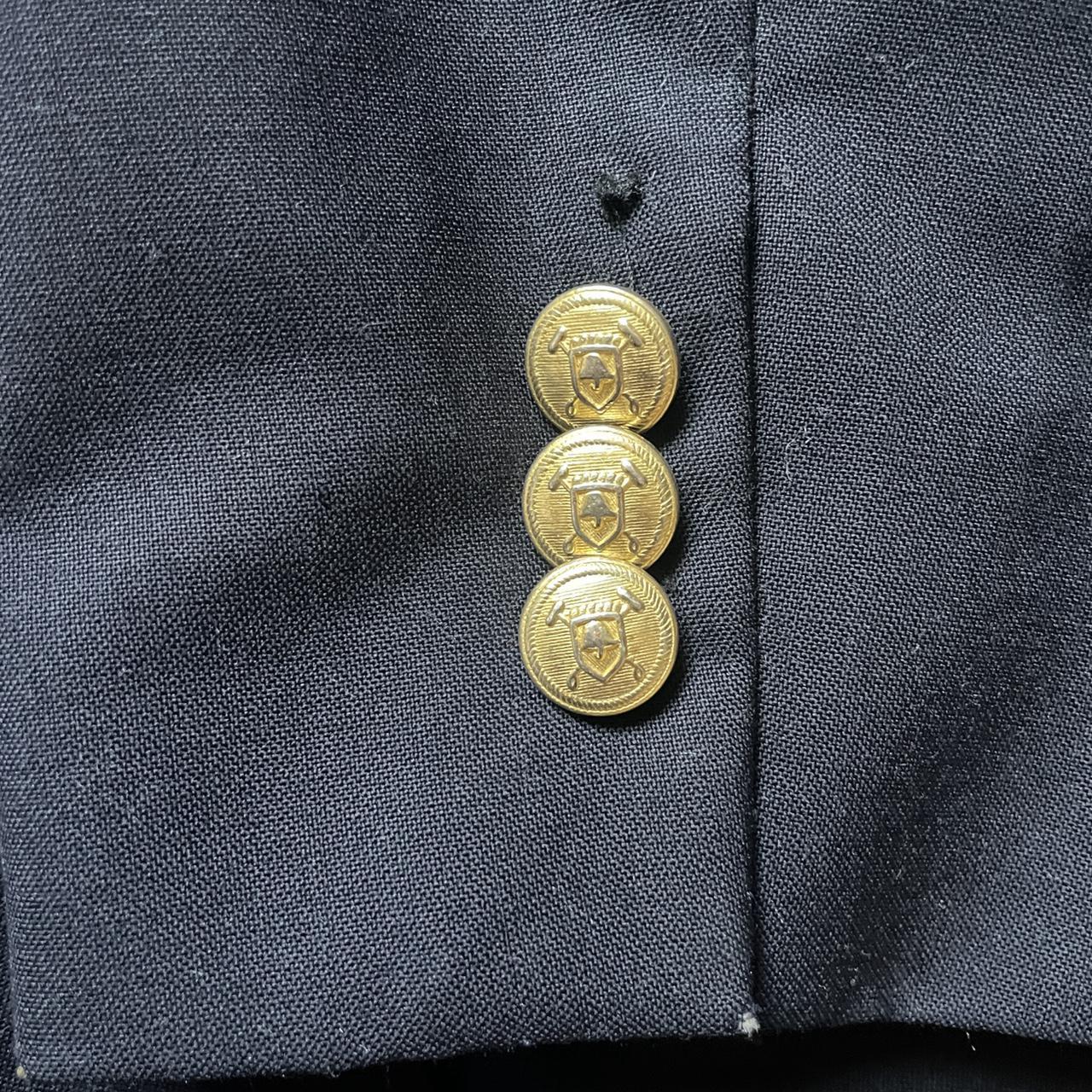 Chaps Men's Navy Jacket | Depop