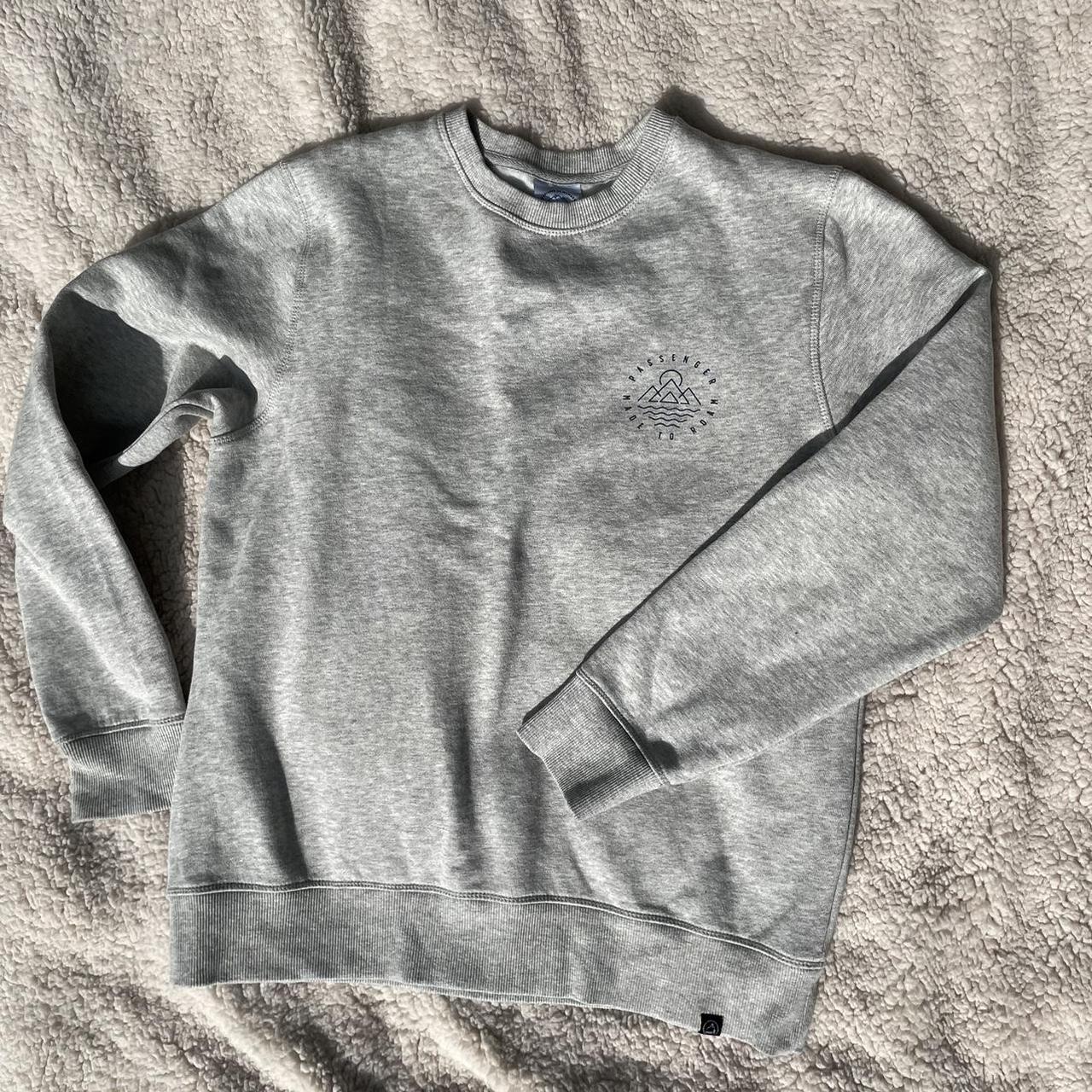 Light Grey Passenger Jumper Pullover Passenger... - Depop
