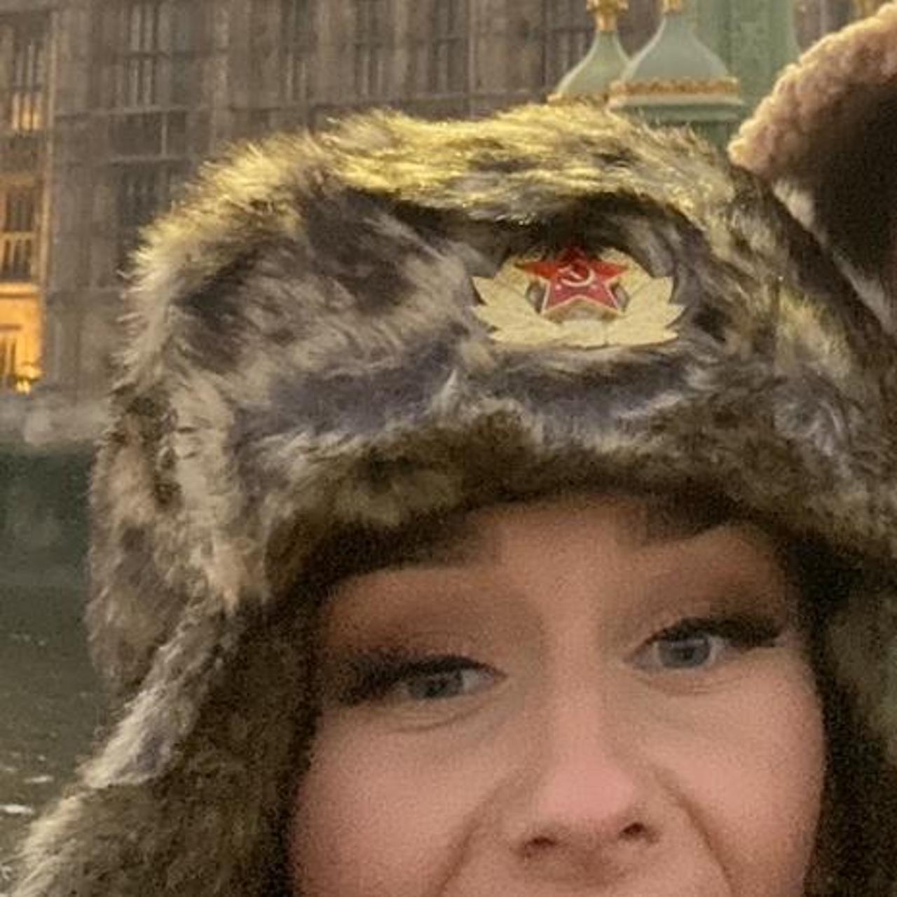 Soviet trapper hat large fit - Depop