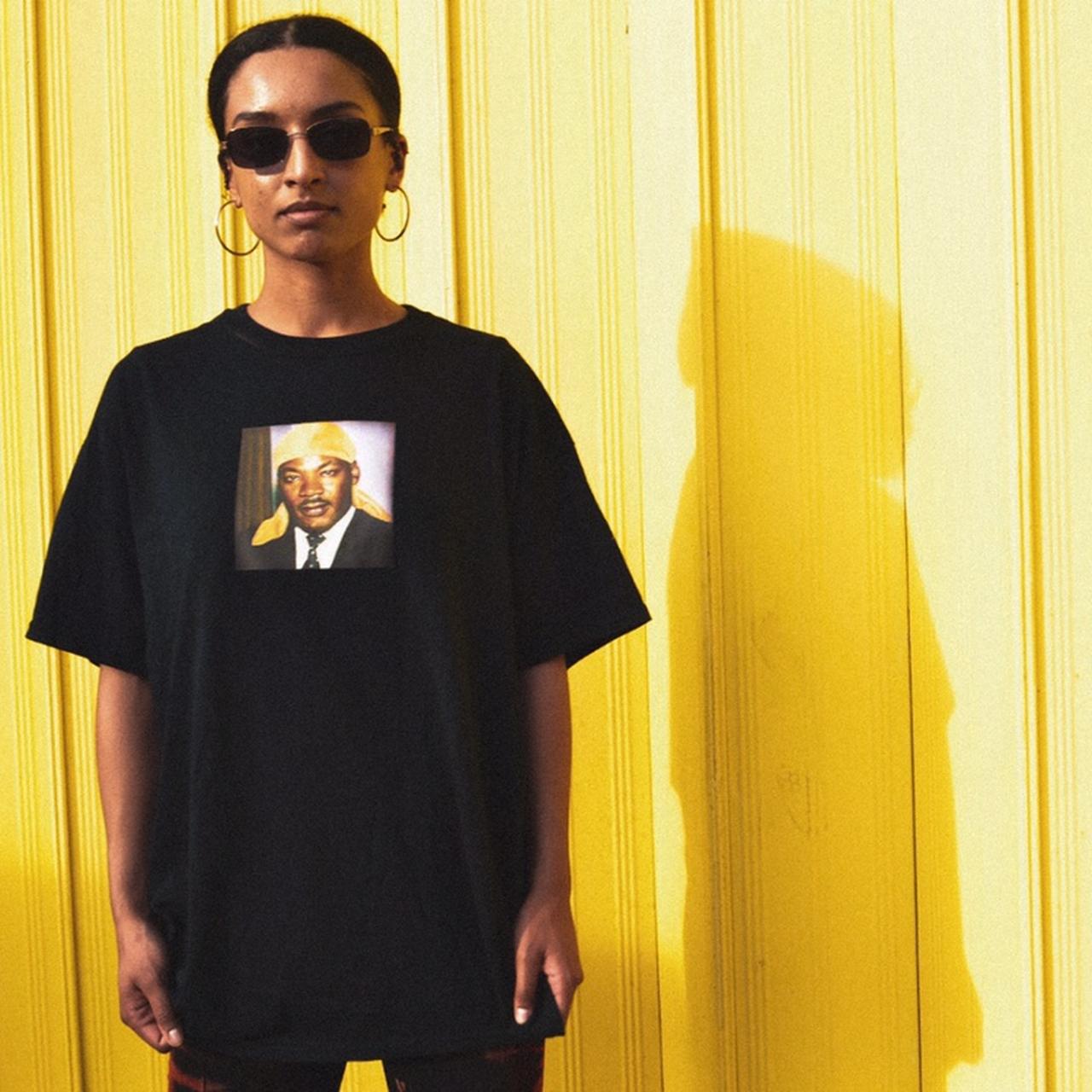 •Martin Luther king yellow durag T-shirt. •Image... - Depop