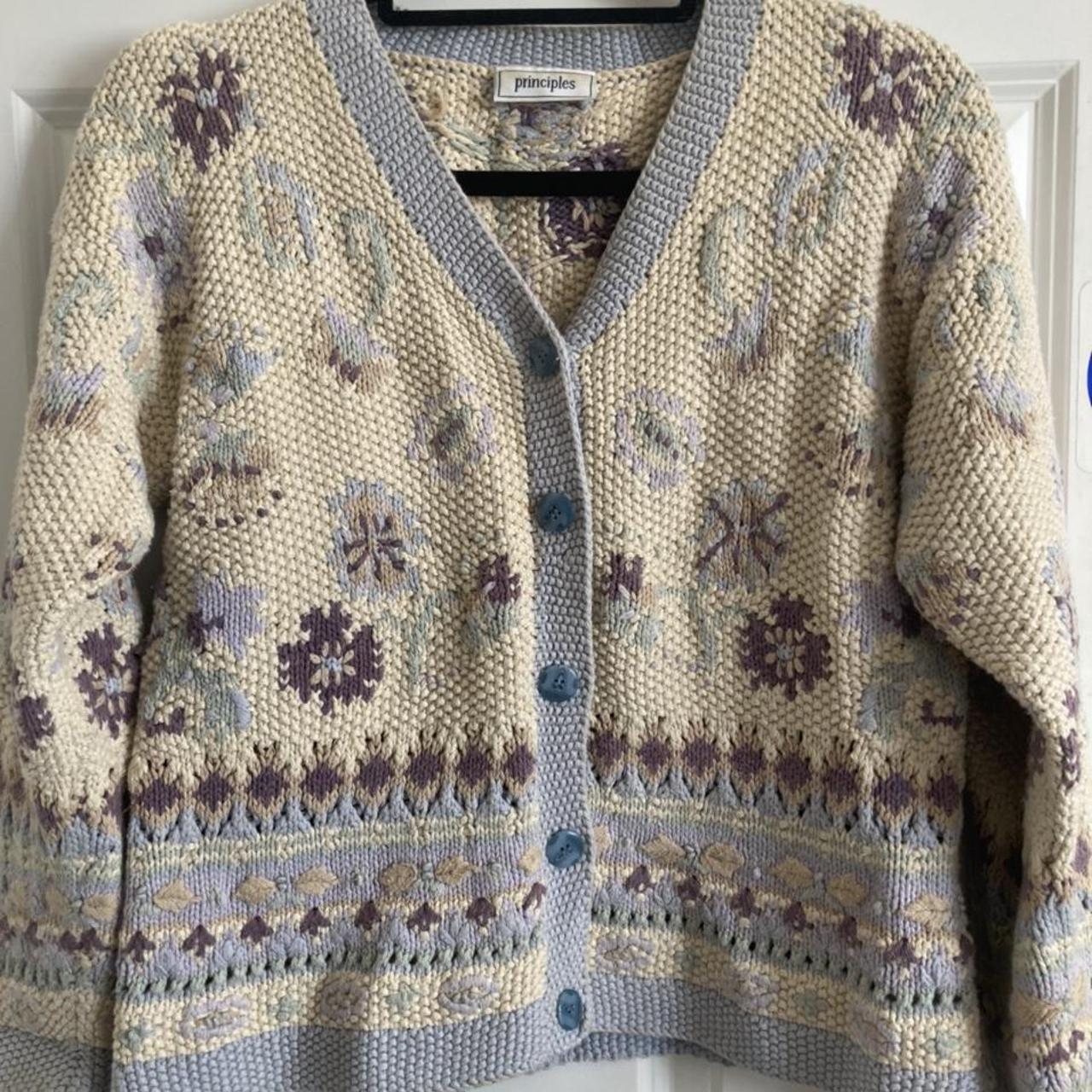 AVAILABLE gorgeous crochet cardigan from Principles... - Depop