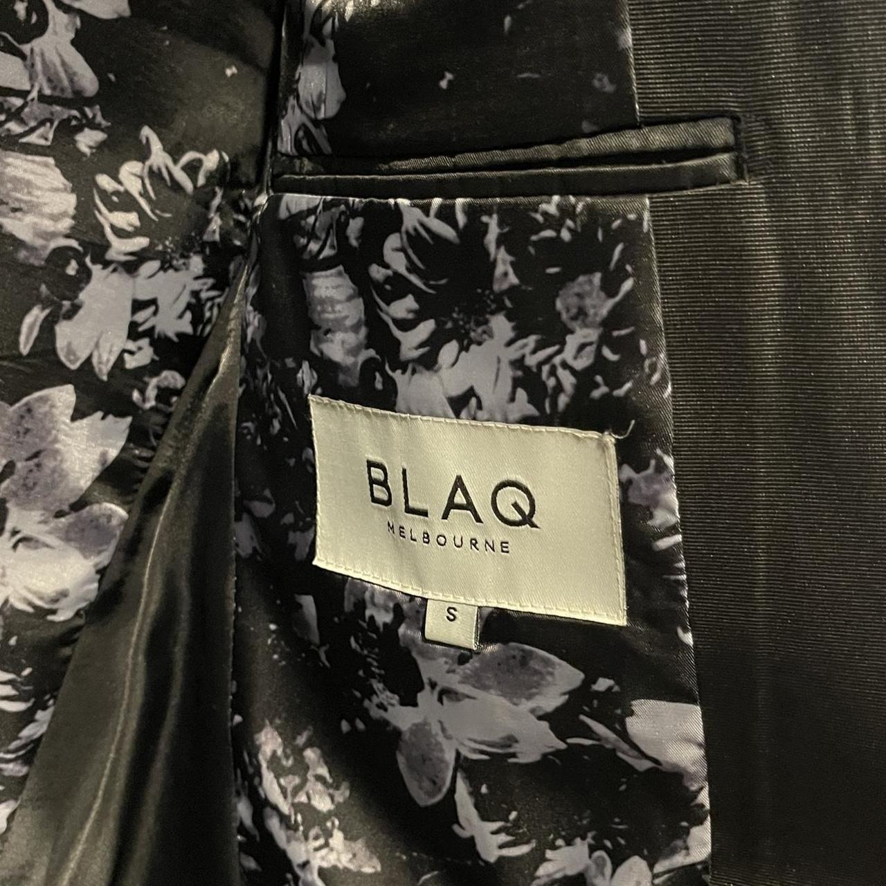 BLAQ statement baroque blazer Gold metallic like... - Depop