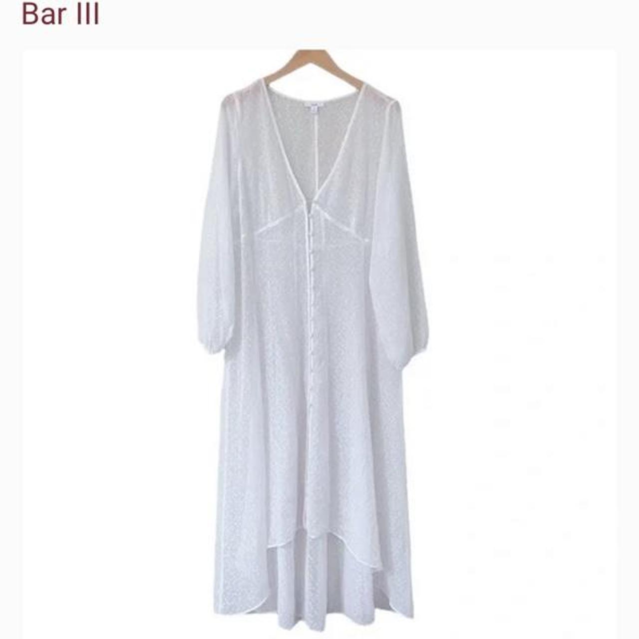 Beautiful light white beach cover up Brand new... - Depop