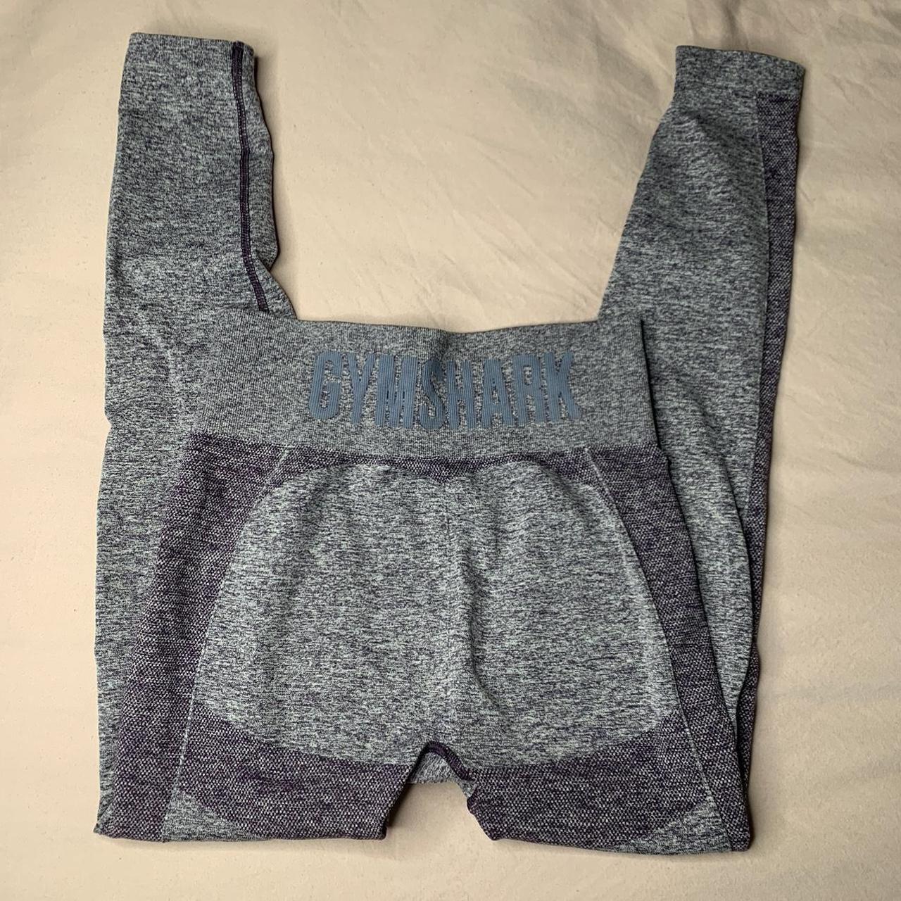 Gymshark Fleck High Waisted Leggings In Purple Marl Depop