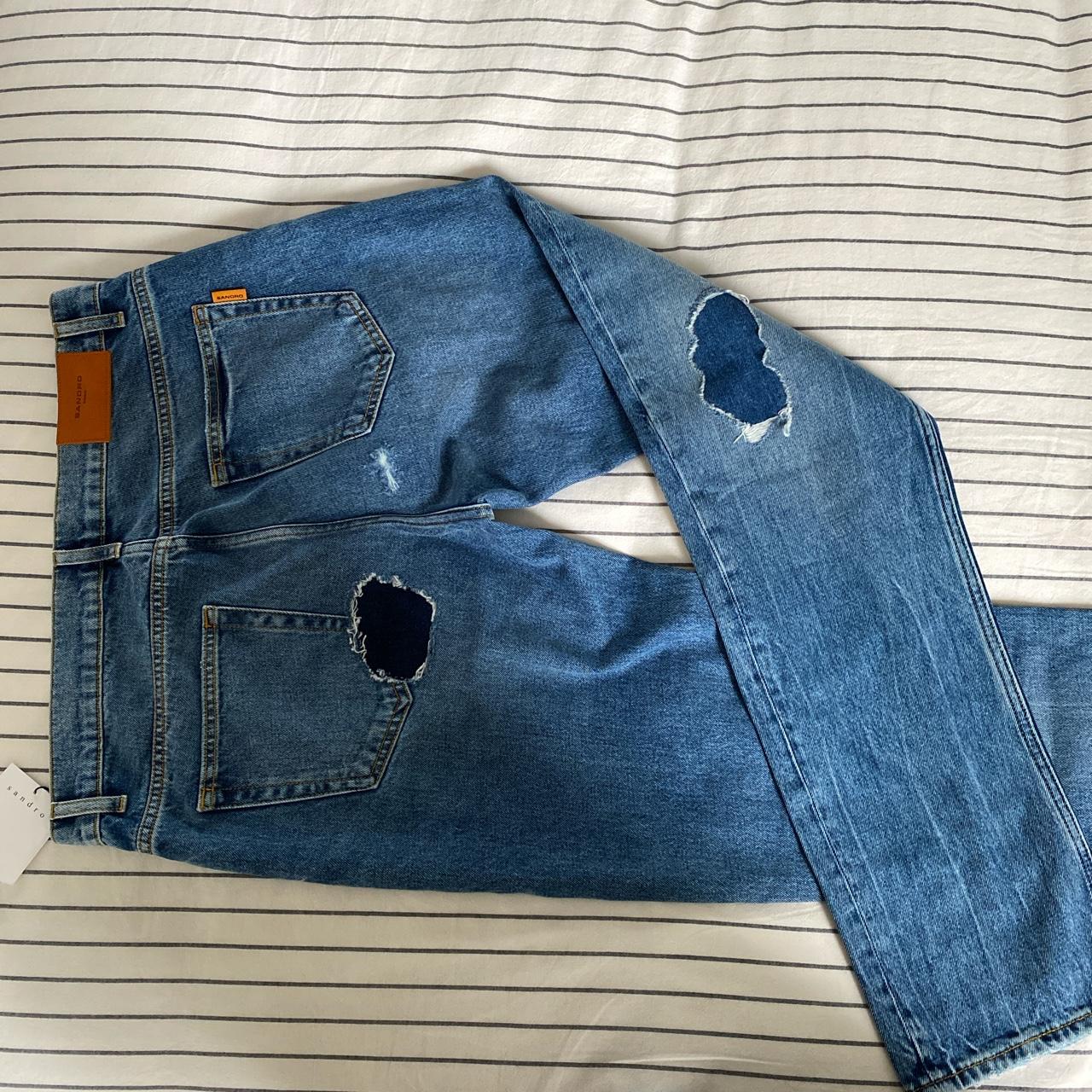 Sandro Men's Blue Jeans | Depop
