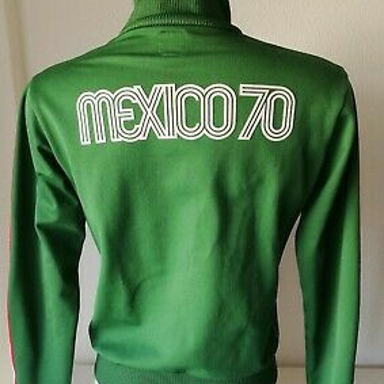 Adidas Originals MEXICO World Cup 1970 Green Track... - Depop
