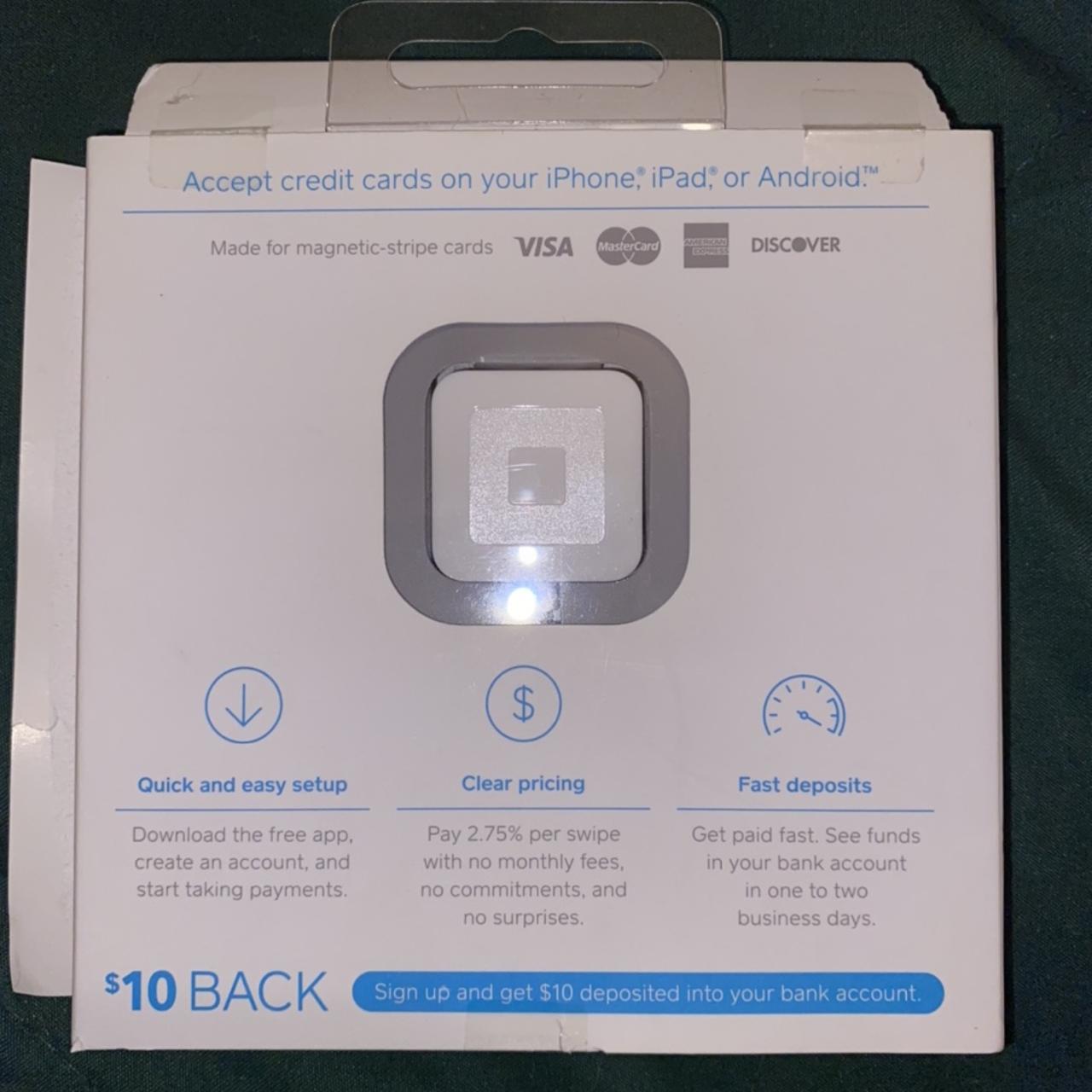 Square reader Credit card reader Plugs right into phone - Depop