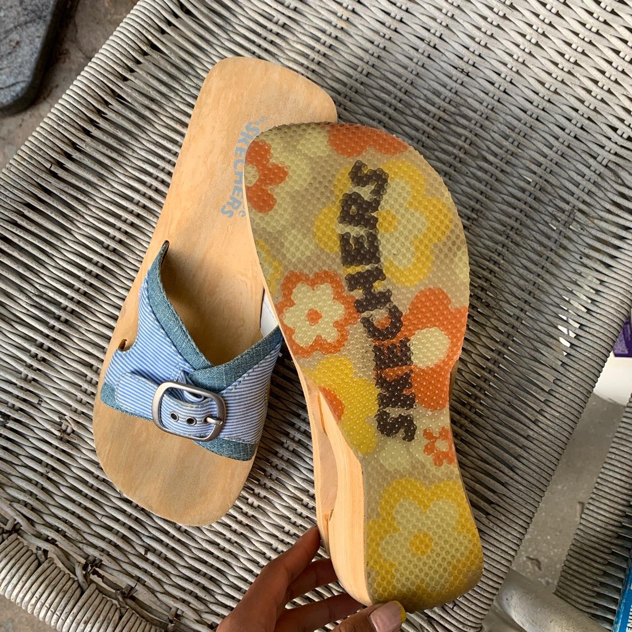 Vintage Skechers platform sandals. Super cute.... - Depop