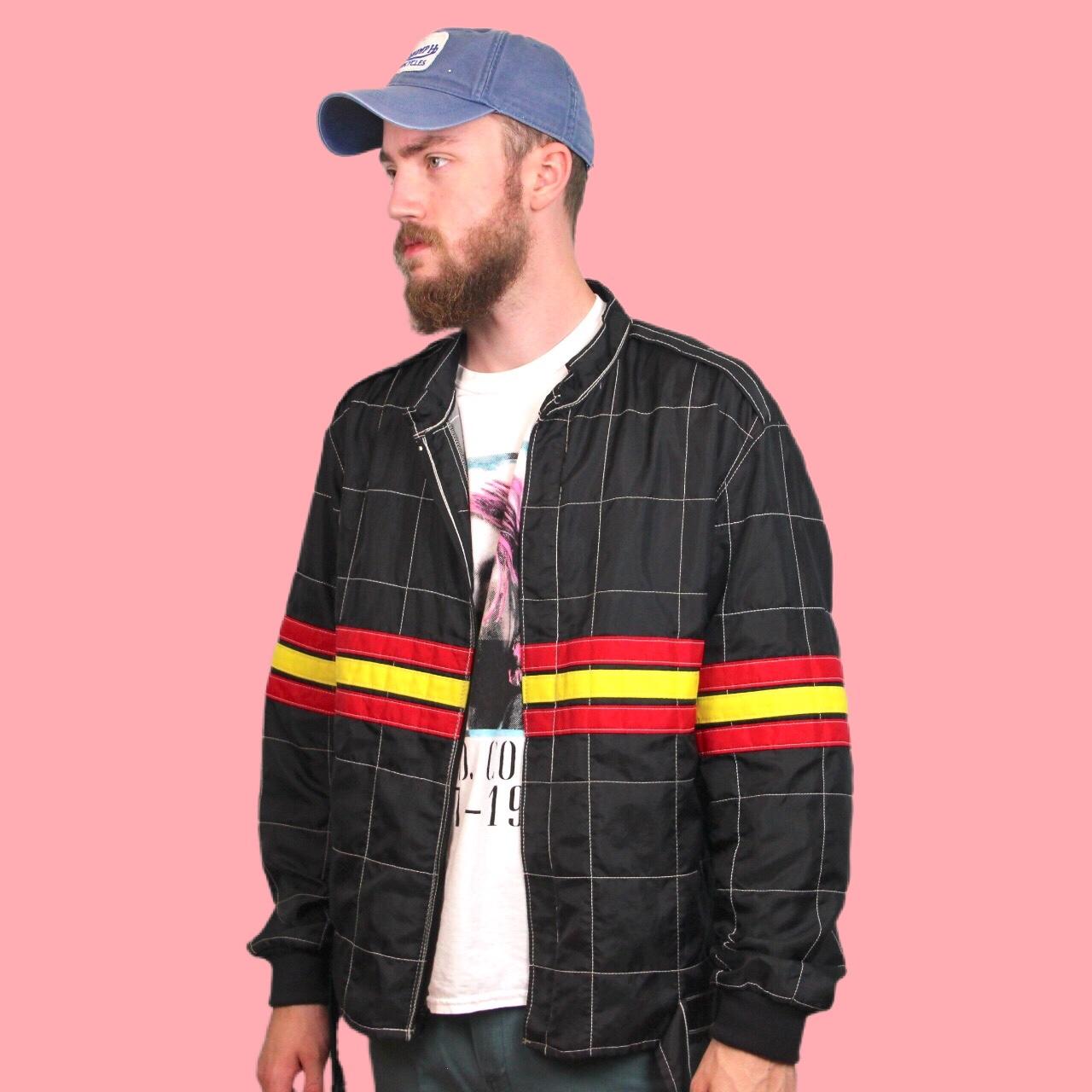 Vintage Unique TMC Racewear racing jacket size... - Depop