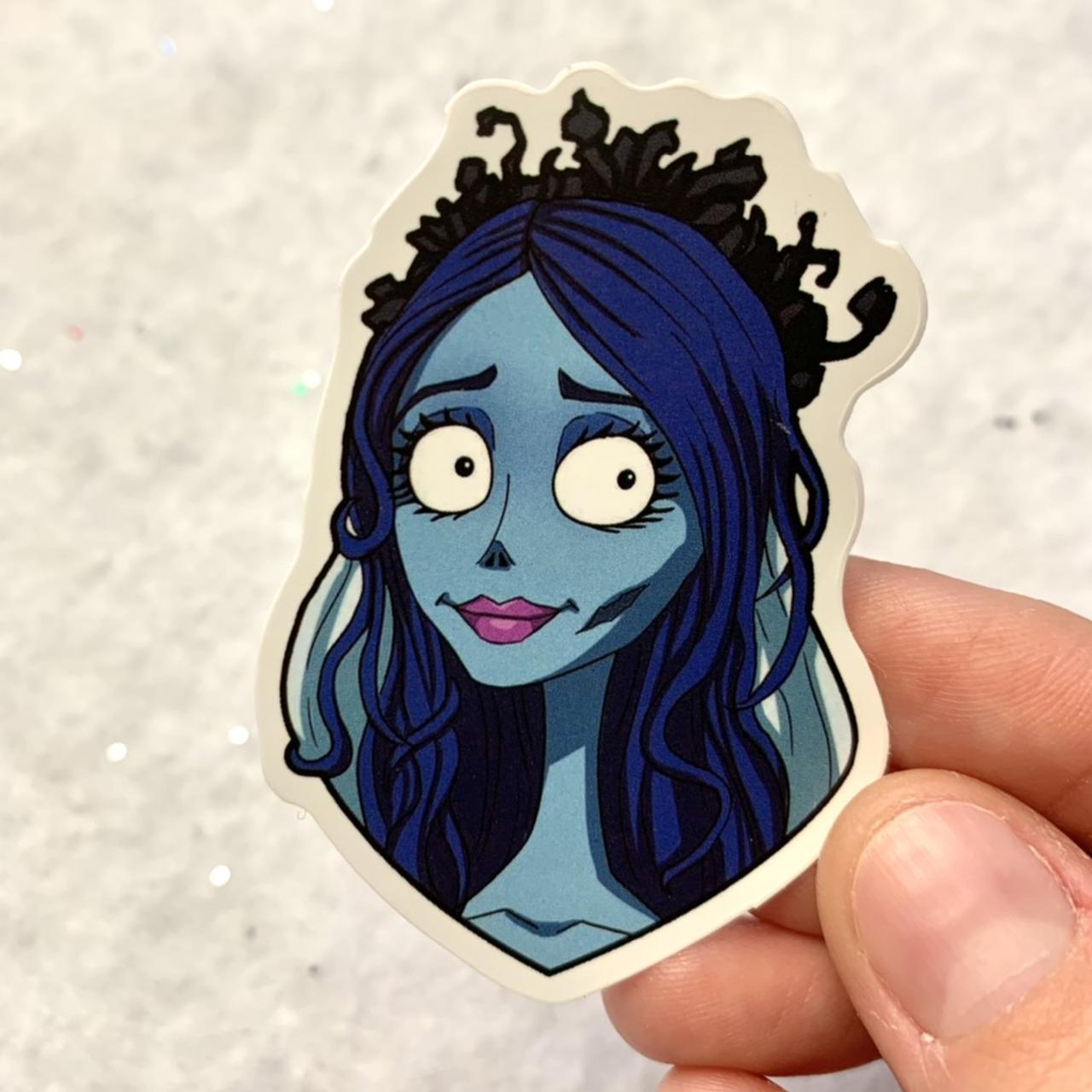Corpse Bride Sticker Pack!!! 🖤🖤🖤 3 matte, High... - Depop