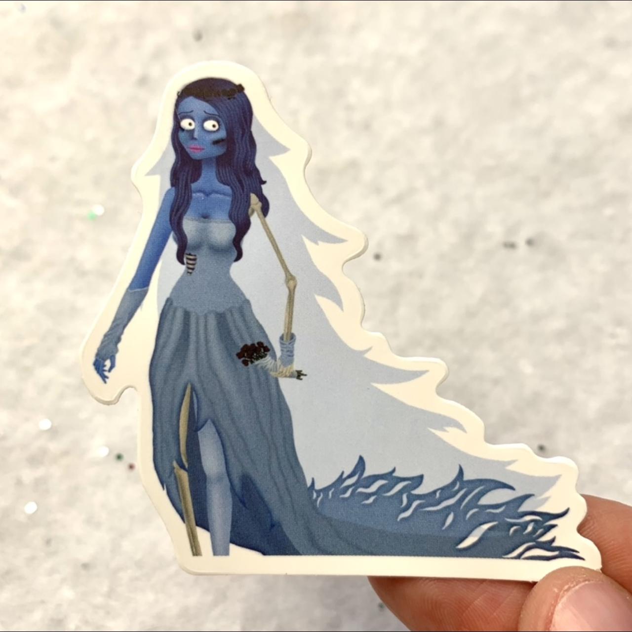 Corpse Bride Sticker Pack!!! 🖤🖤🖤 3 matte, High... - Depop