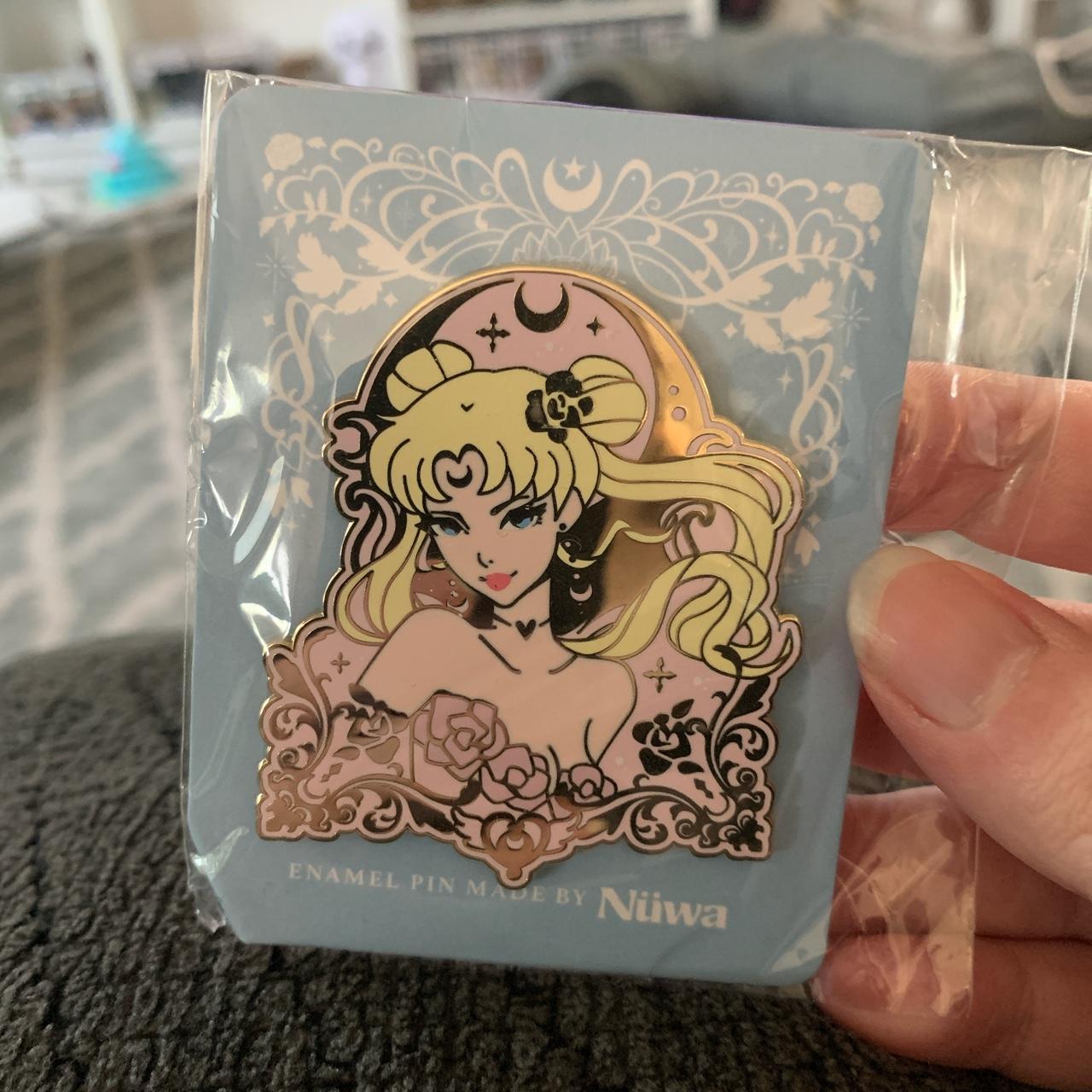 Sailor Moon Princess Serenity Enamel Pin By Nuwa Depop