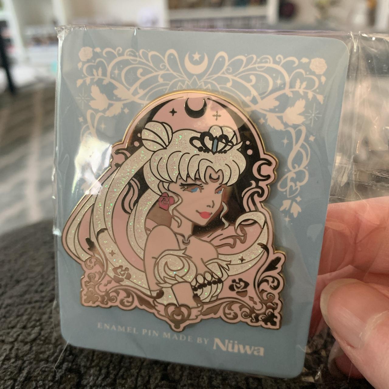 Sailor Moon Queen Serenity Enamel Pin By Nuwa Never Depop