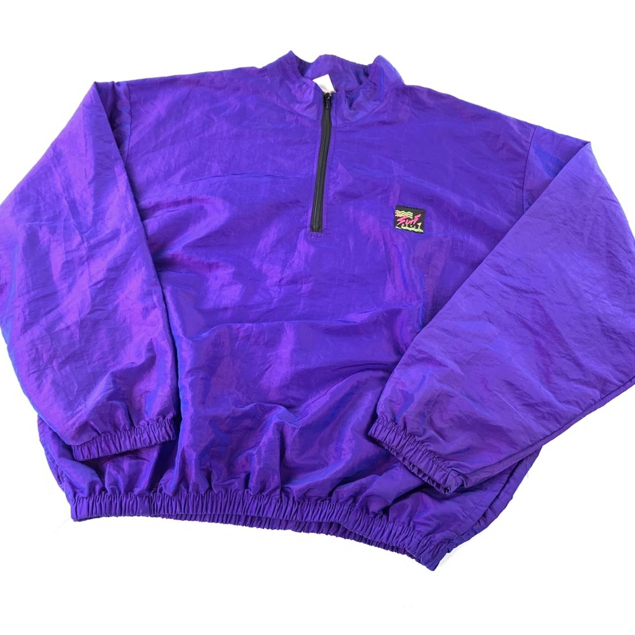 VTG 90s Surf Style Jacket One Size XL Vaporware... - Depop