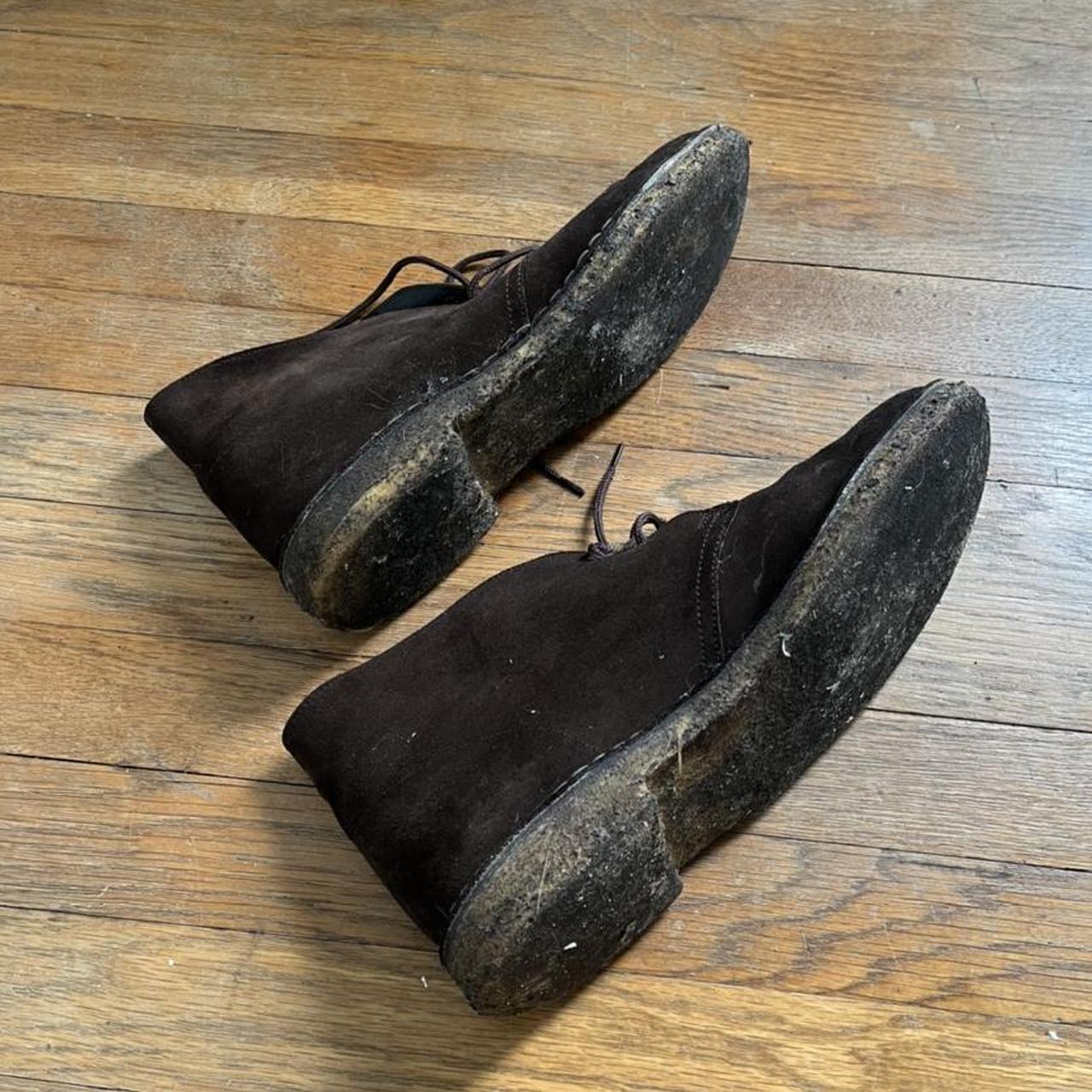Vintage Clark’s crepe sole desert boots size mens... - Depop