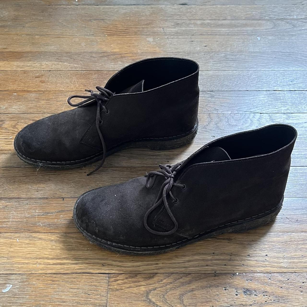 Vintage Clark’s crepe sole desert boots size mens... - Depop
