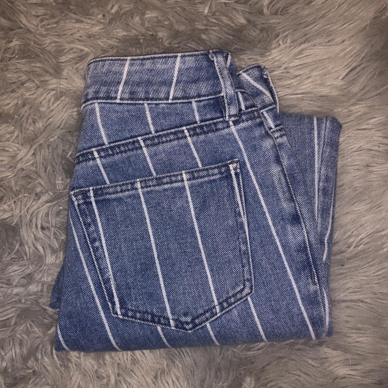 high waisted window pane mom jeans !! super cute &... - Depop