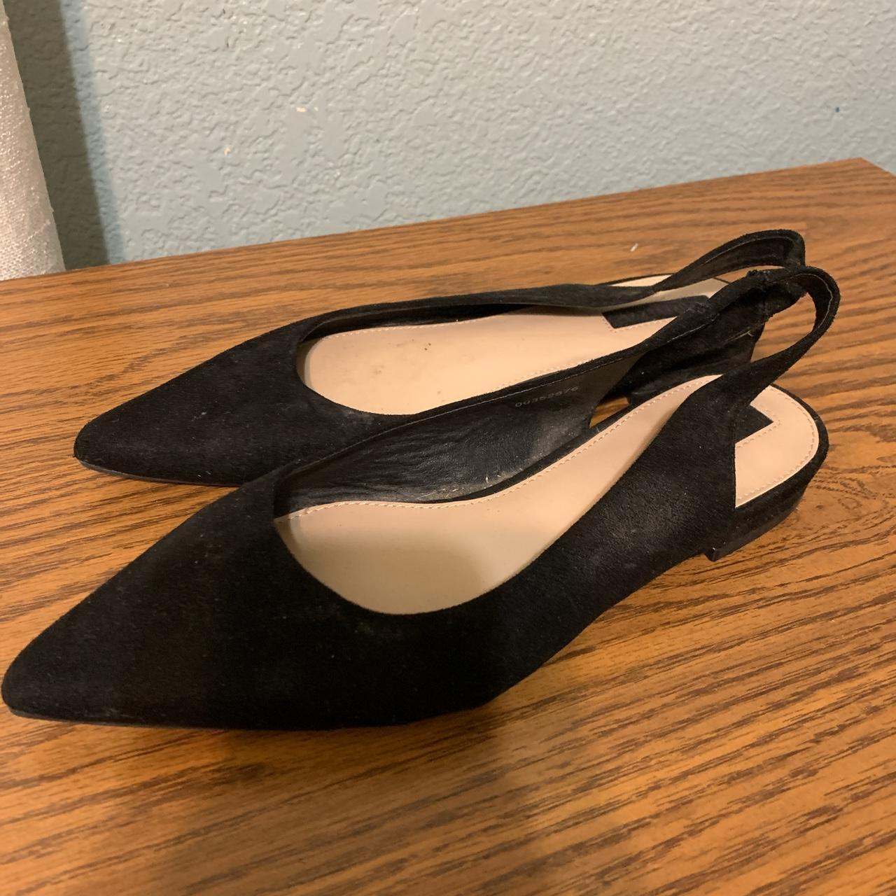 Forever 21 pointed toe flats 🥿 size 6.5 but I’m a... - Depop