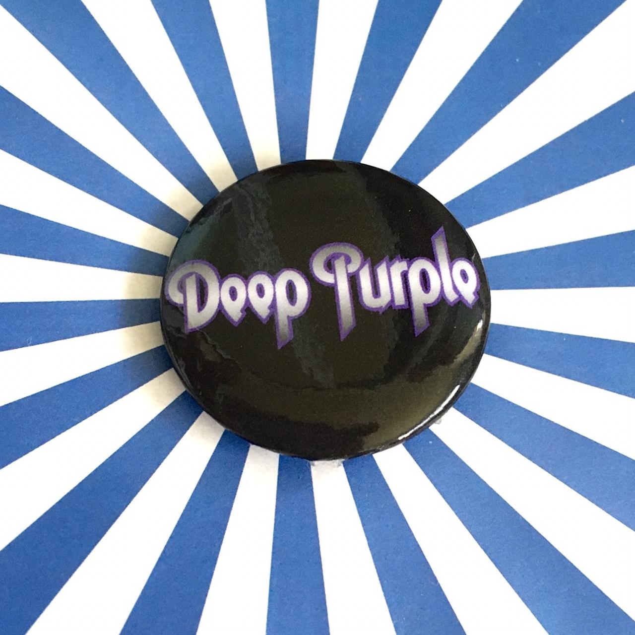 Deep Purple vintage pinback button💜 1.5 inches US... - Depop