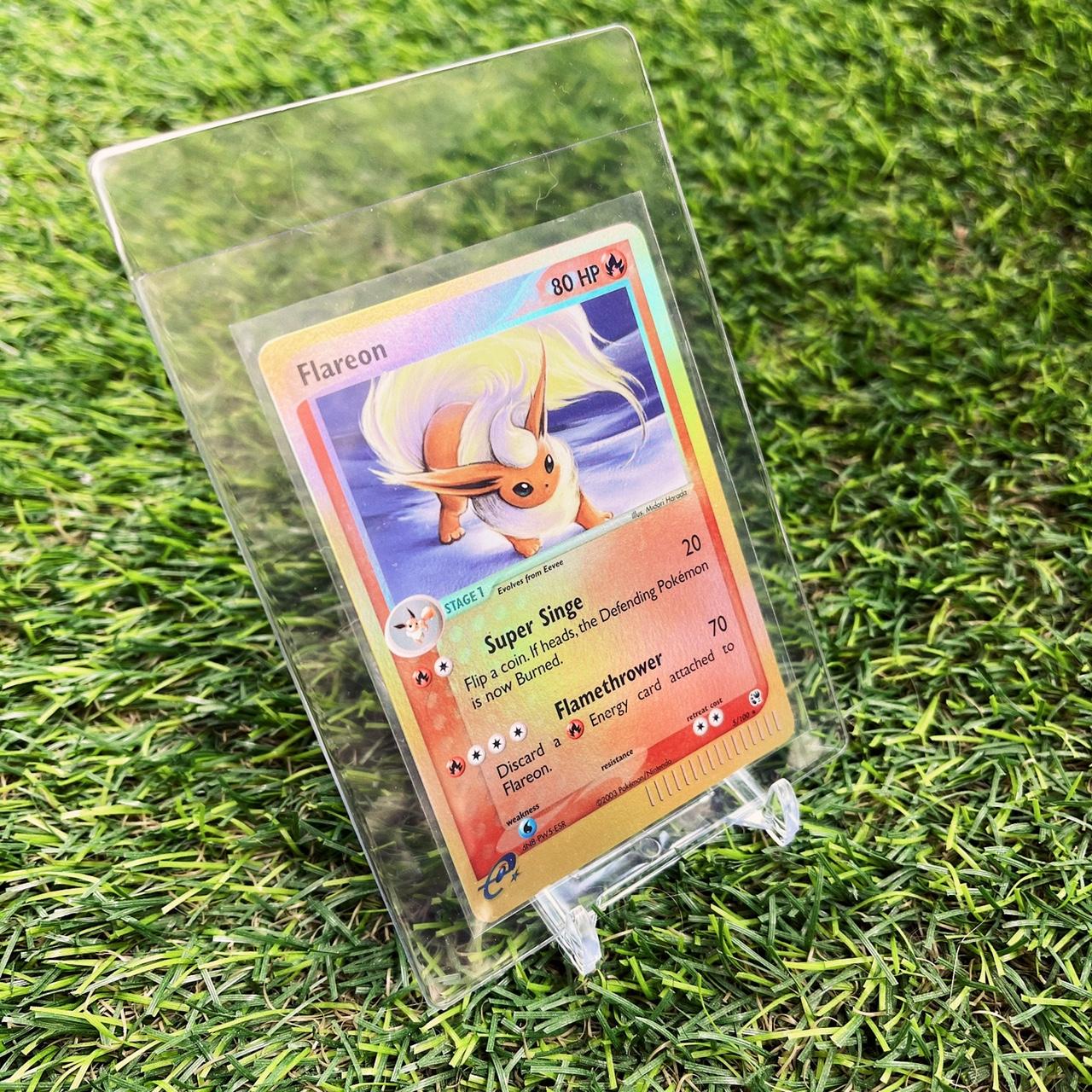 Pokémon 🔥Flareon🔥 E-Reader Reverse Holo From Ex... - Depop