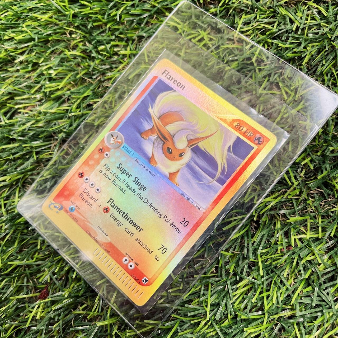 Pokémon 🔥Flareon🔥 E-Reader Reverse Holo From Ex... - Depop