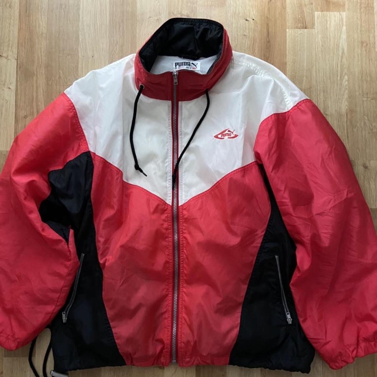 Puma shell jacket 🔥 🔥 Good condition 💯 Fits size... - Depop